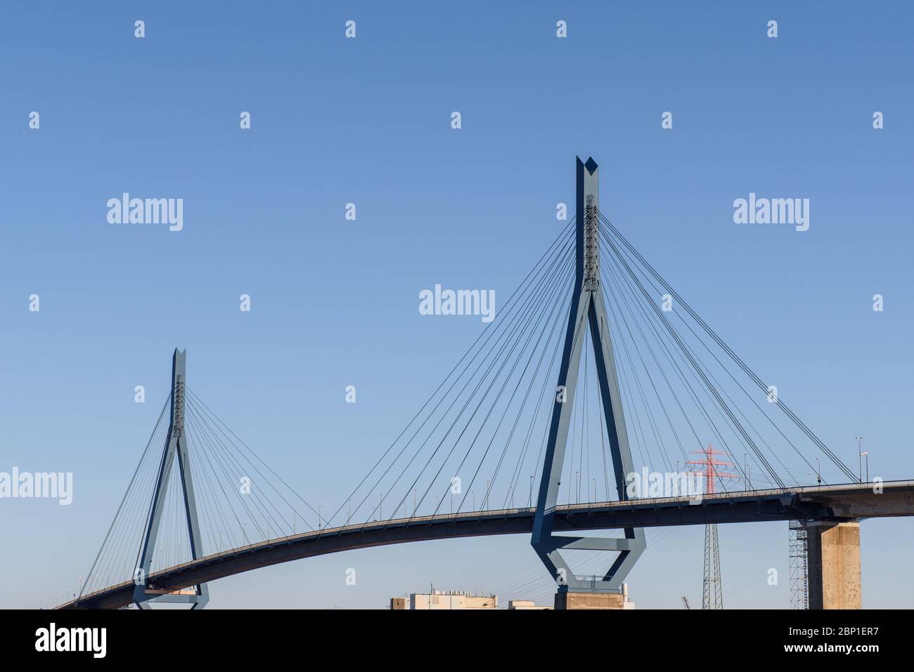 HAMBURG, GERMANY. 13th October 2018. Bridge in Hamburg city. The ...