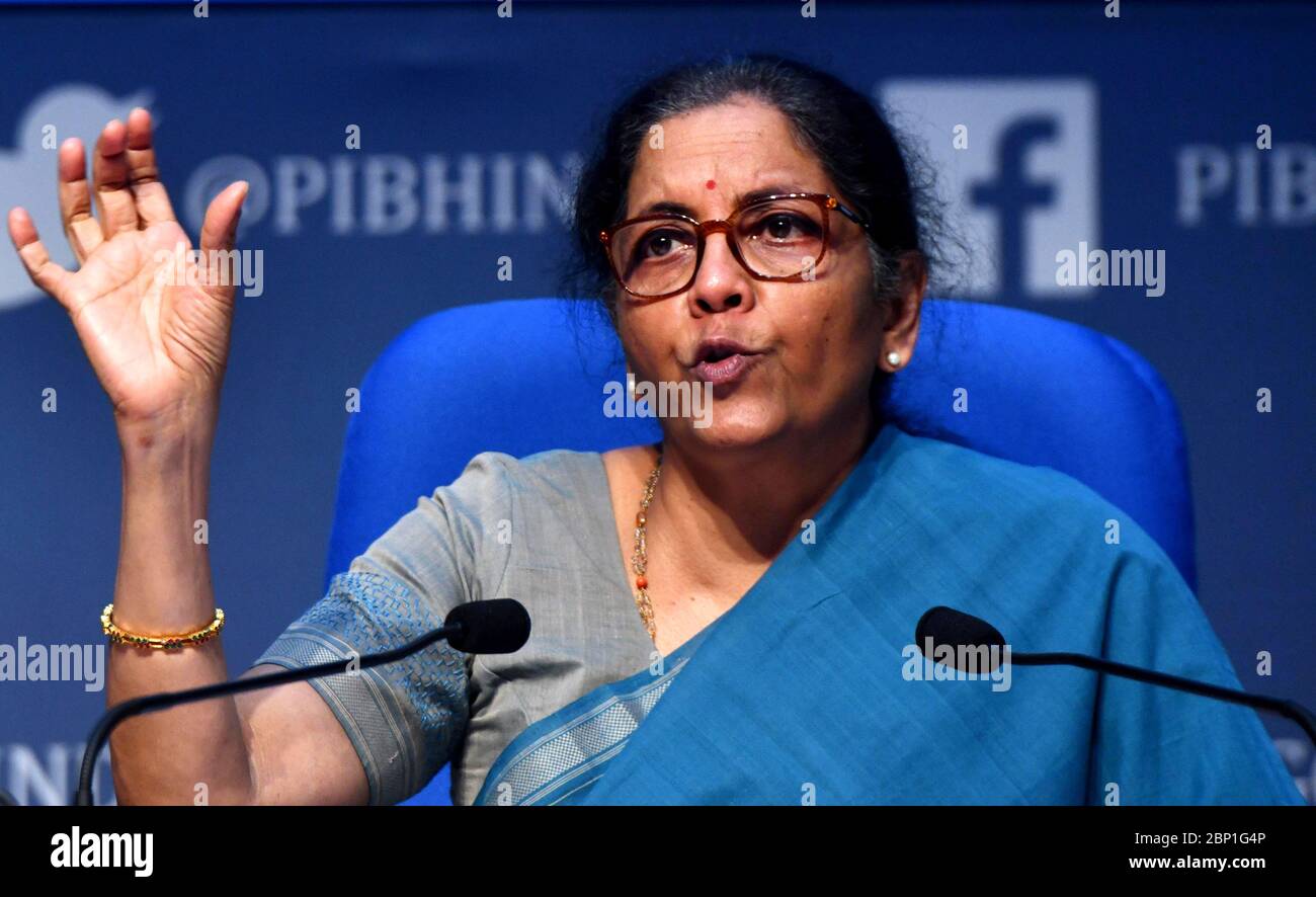 Indian finance minister nirmala sitharaman hi-res stock photography and ...