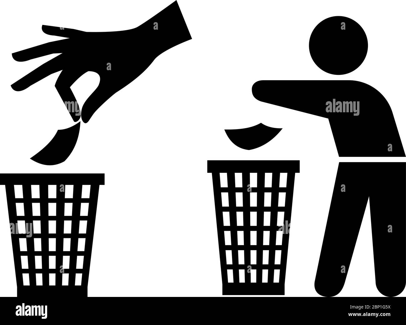 Throwing Garbage Icons Tidy Man Or Do Not Litter Symbols Keep Clean throwing-garbage-icons-tidy-man-or-do-not-litter-symbols-keep-clean