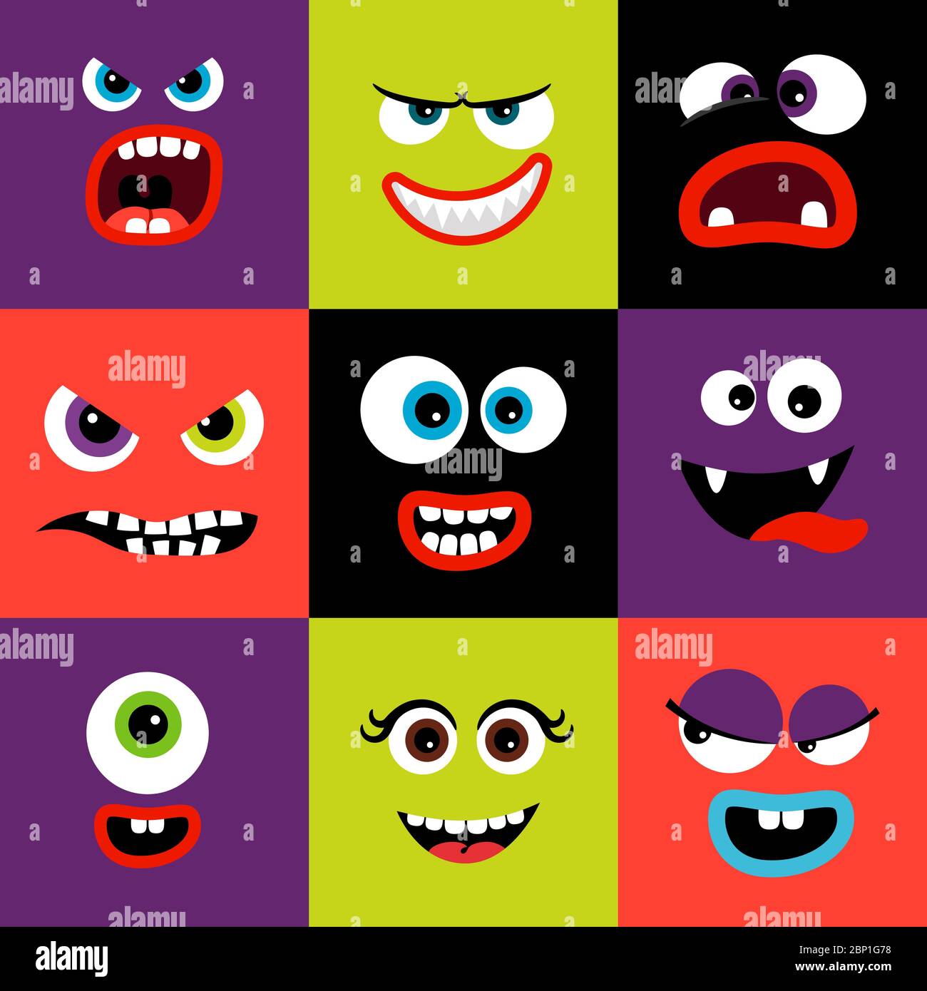 Funny Monster Faces
