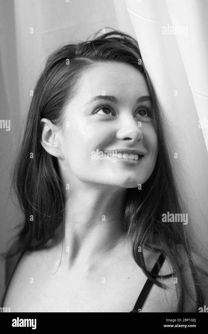 Open back window Black and White Stock Photos & Images - Alamy