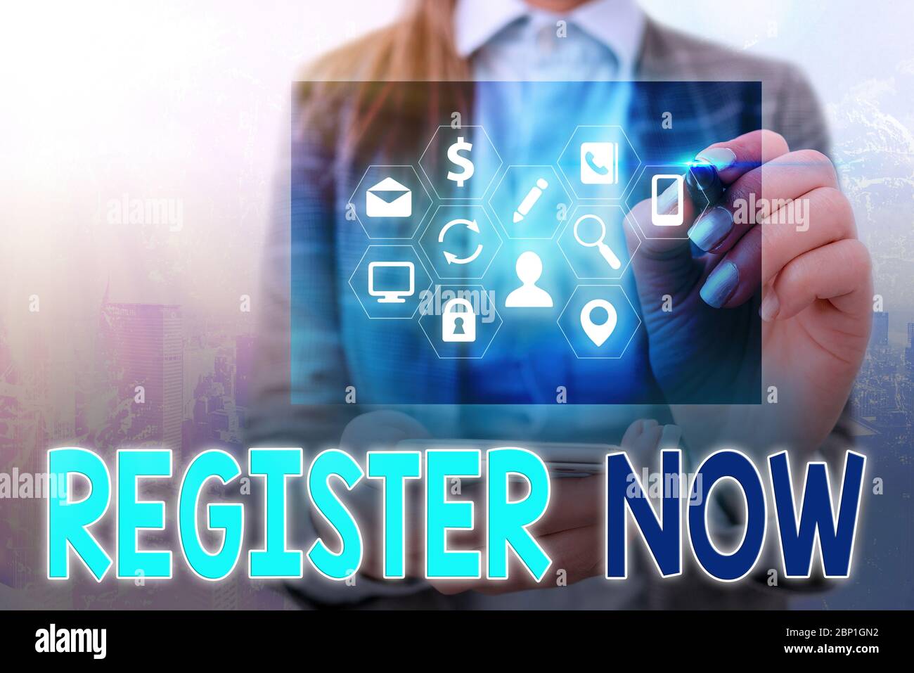 Handwriting text writing Register Now. Conceptual photo official list ...