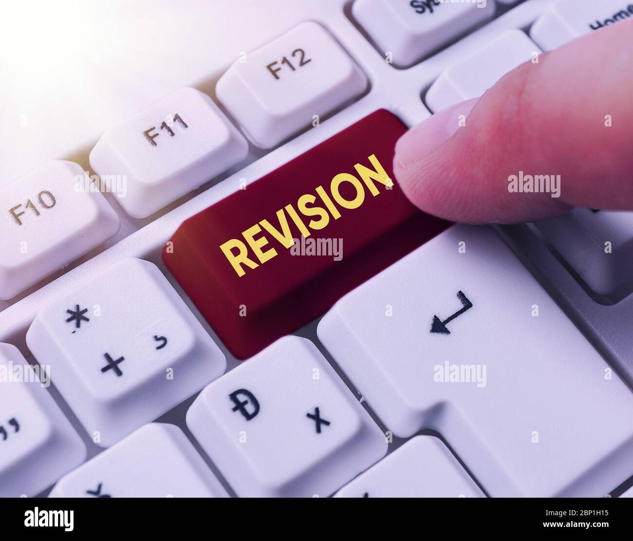 Word writing text Revision. Business photo showcasing action of ...
