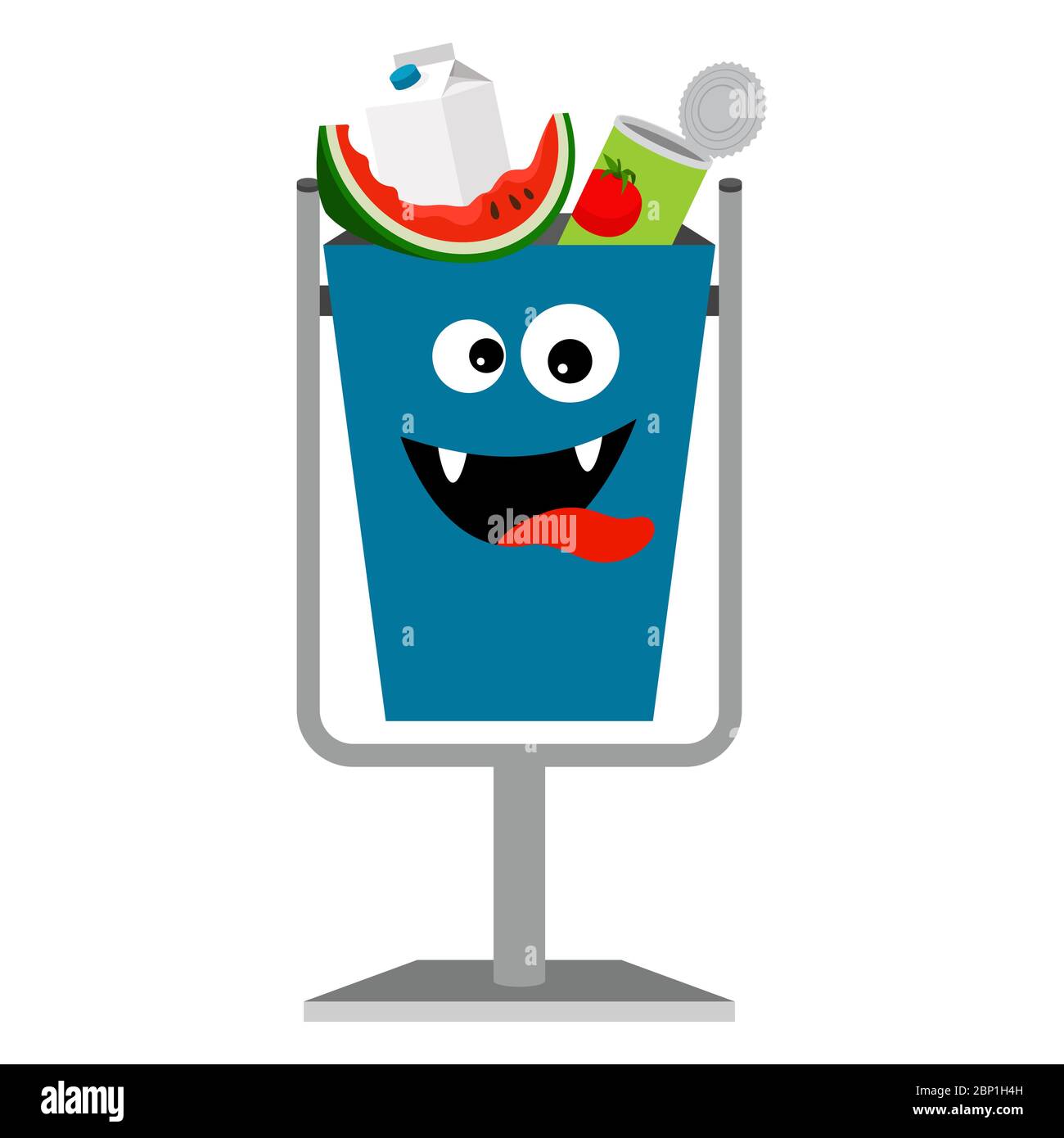 Cartoon Monster Trash