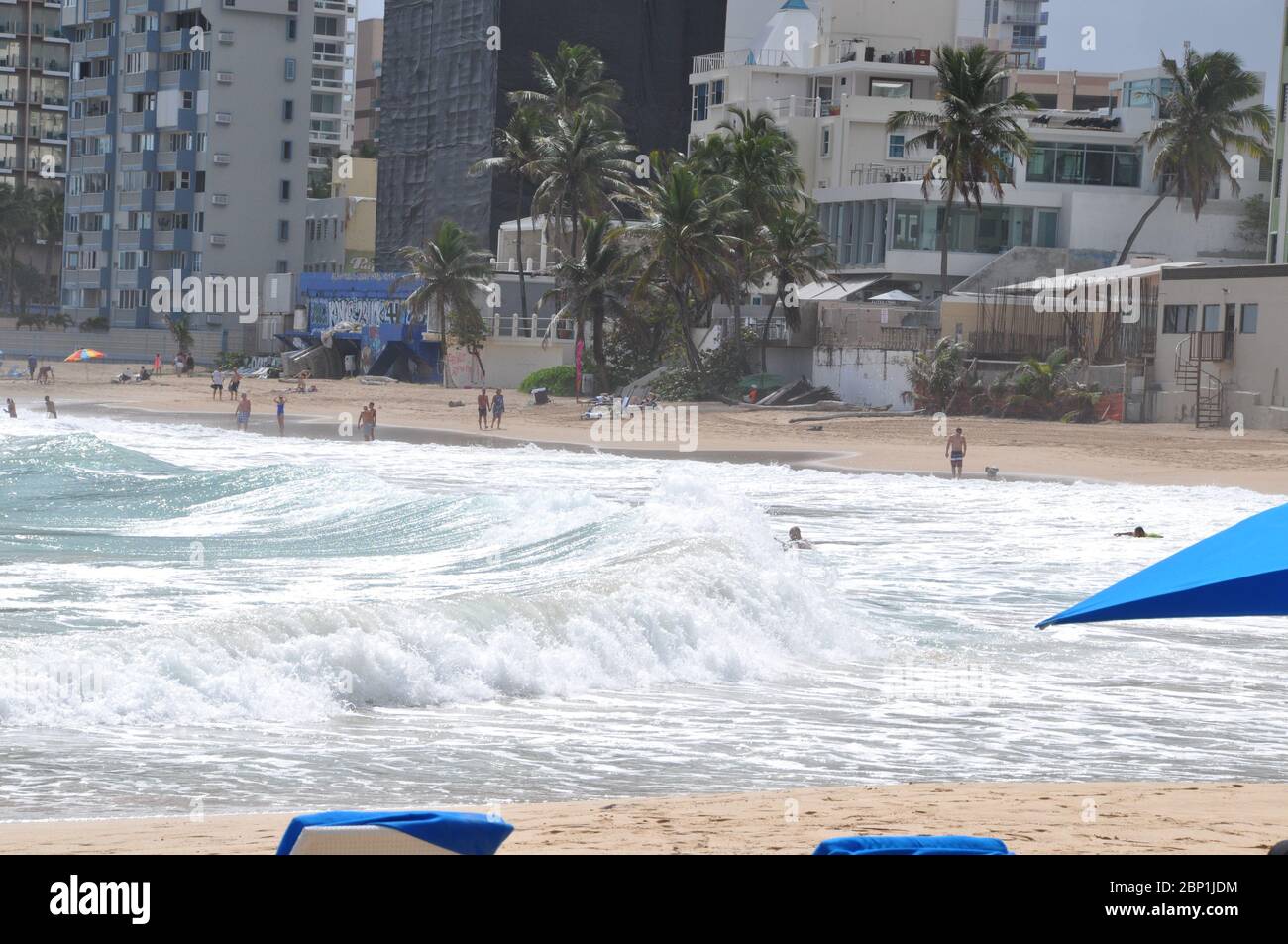 CONDADO SAN JUAN PUERTO RICO HOTELS BEACHES Stock Photo - Alamy