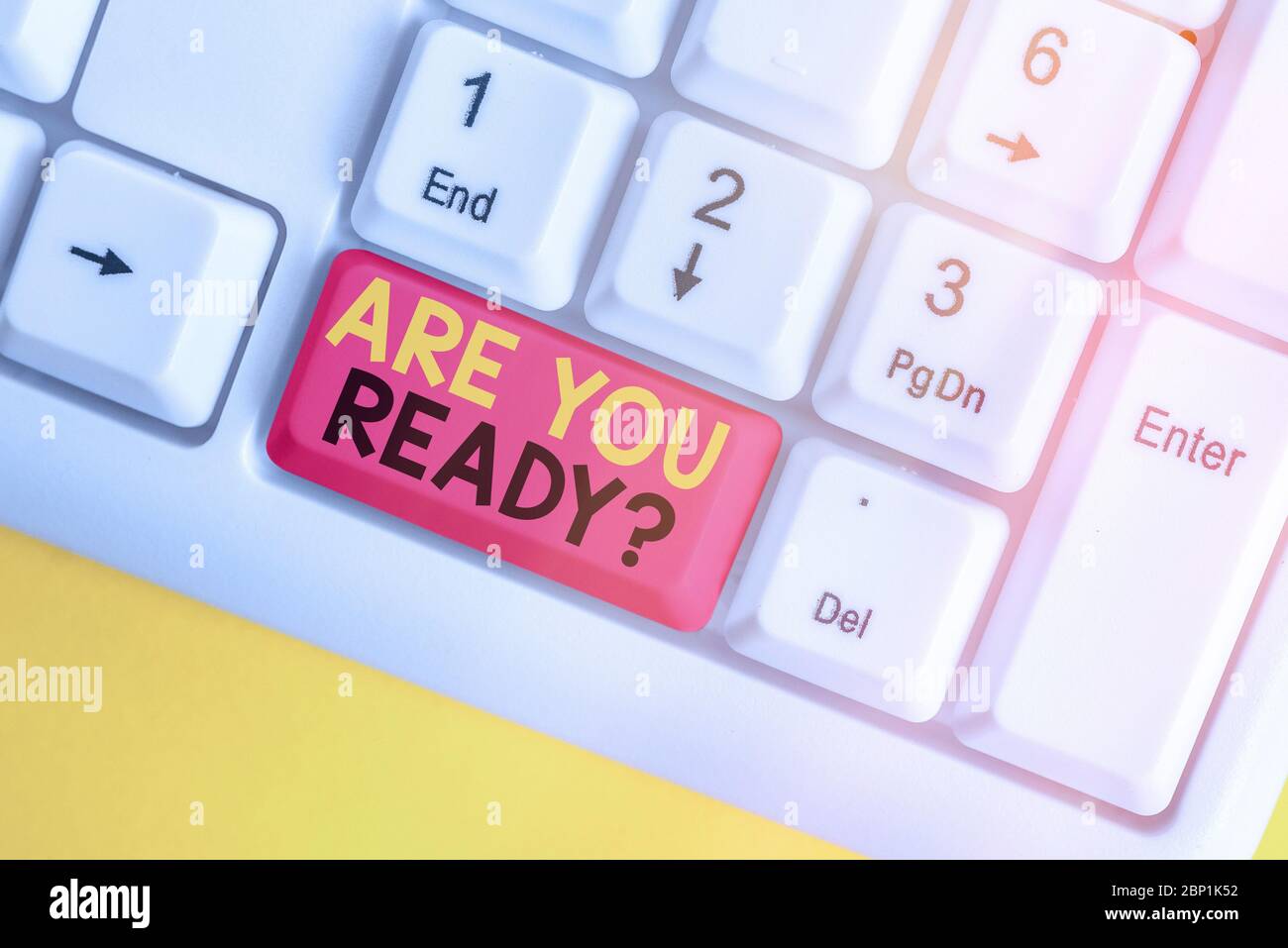 Handwriting text writing Are You Ready Question. Conceptual photo used ...