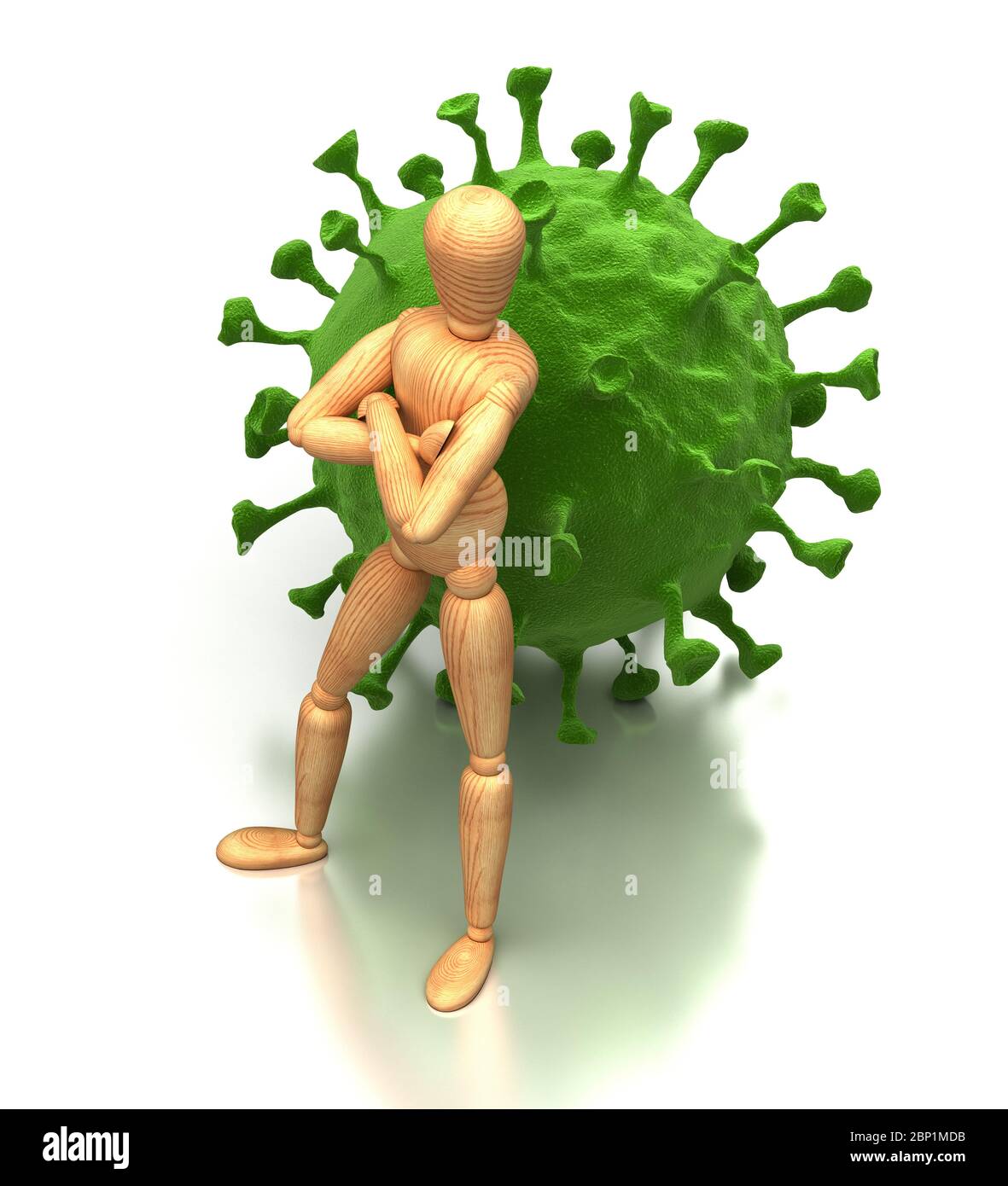 Control the virus (Isolated on white background Stock Photo - Alamy