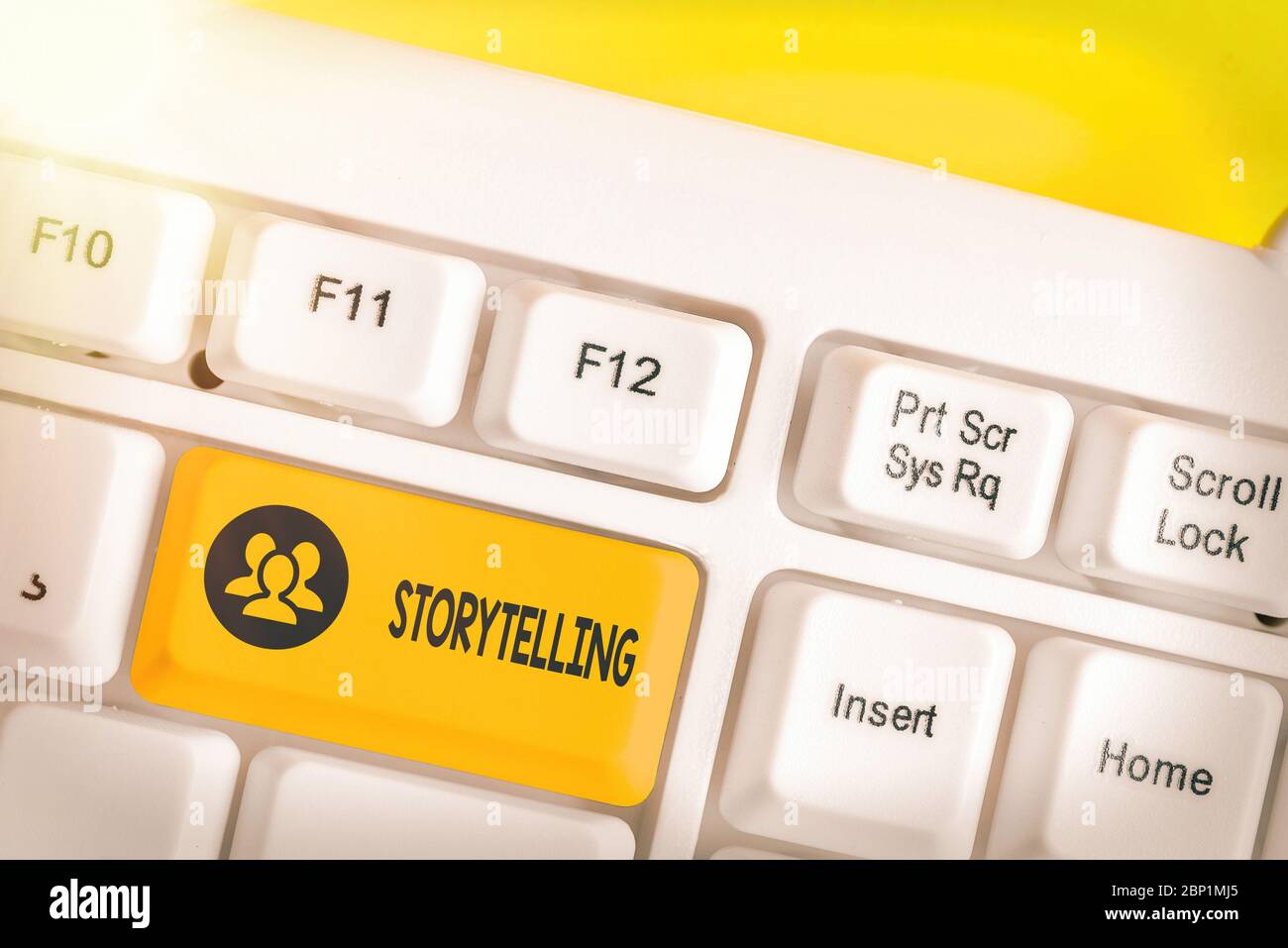 Writing note showing Storytelling. Business concept for activity ...