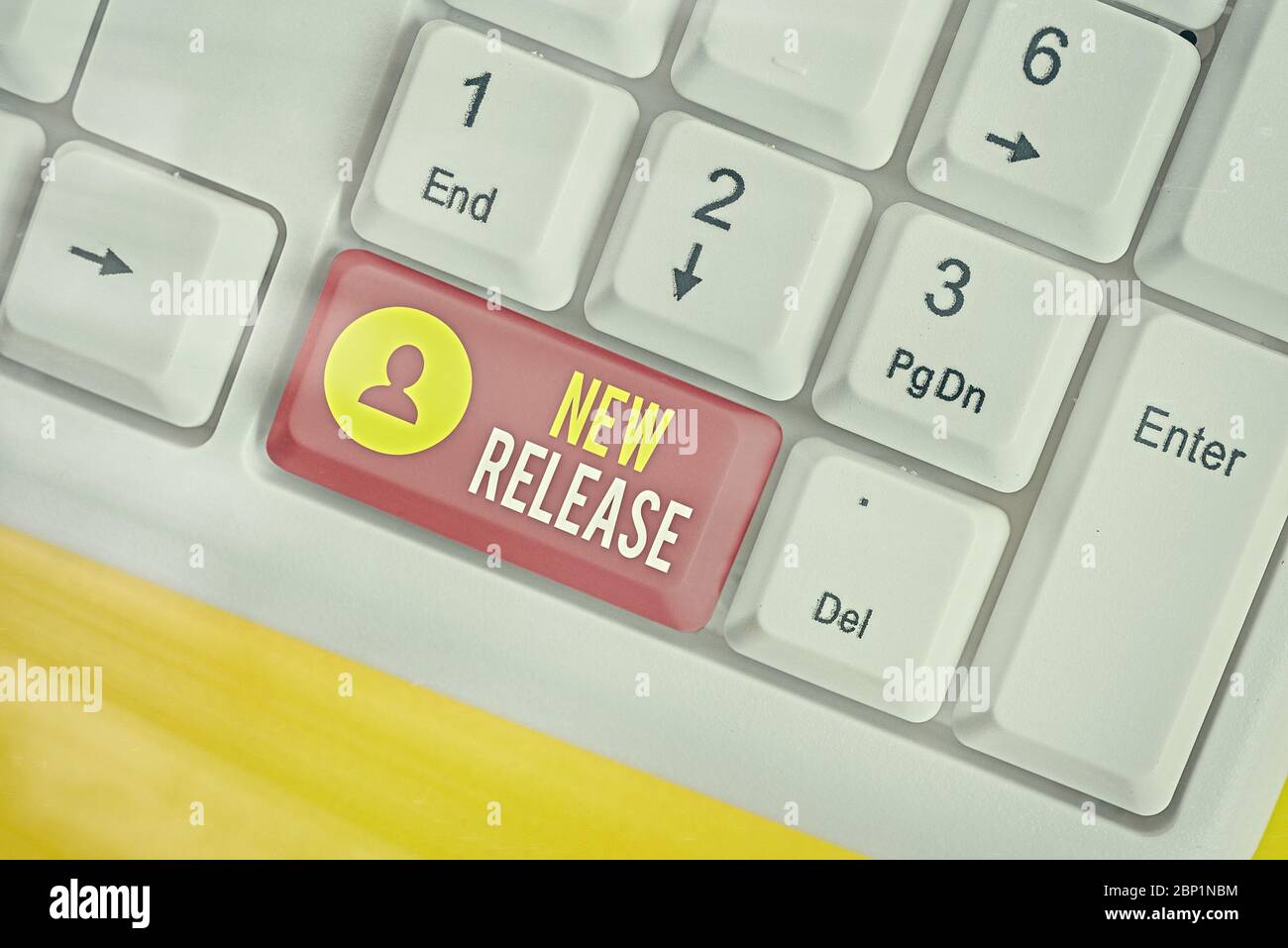 Word writing text New Release. Business photo showcasing announcing ...