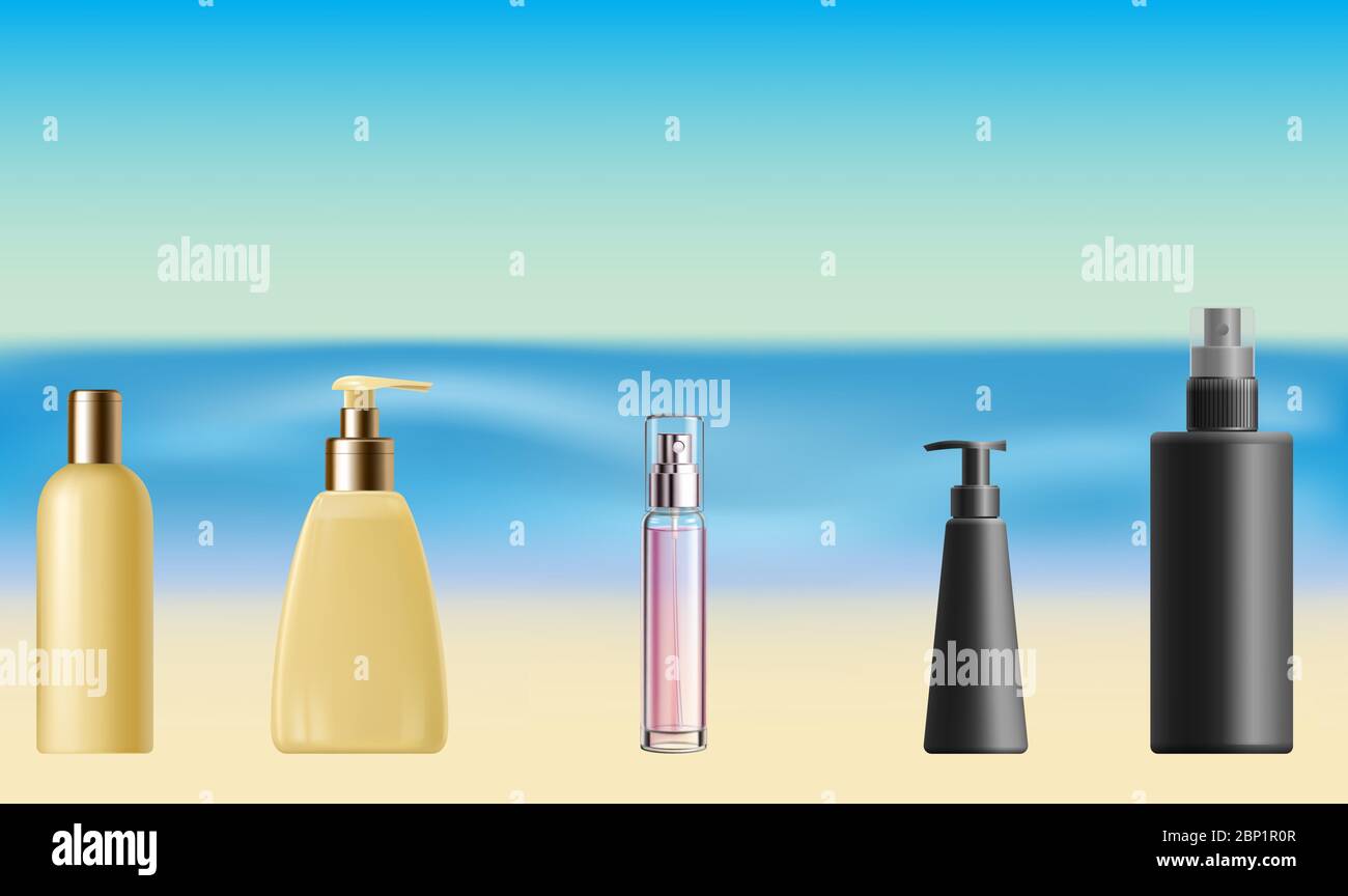 Make up table cosmetics Stock Vector Images - Alamy