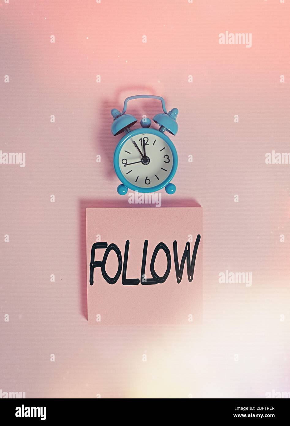 Handwriting text writing Follow. Conceptual photo to come after ...