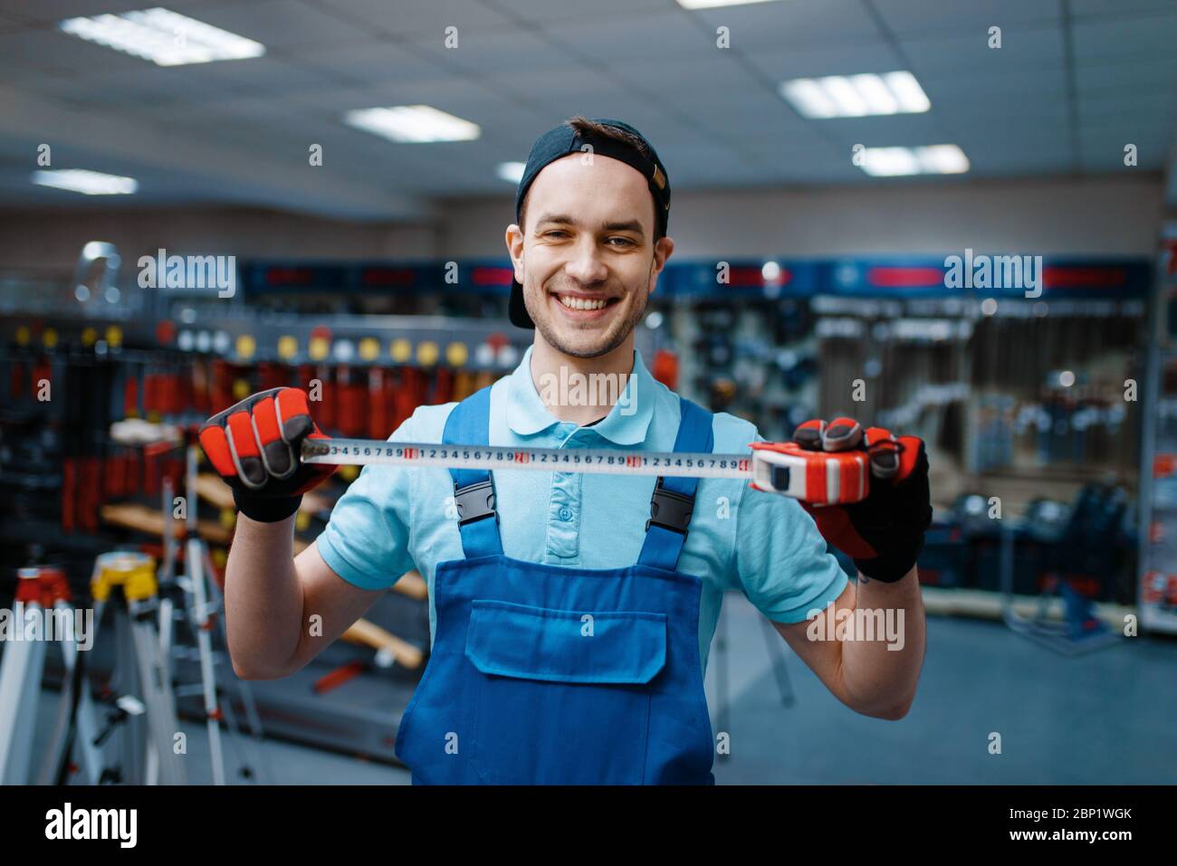 Laser measuring tape hi-res stock photography and images - Alamy