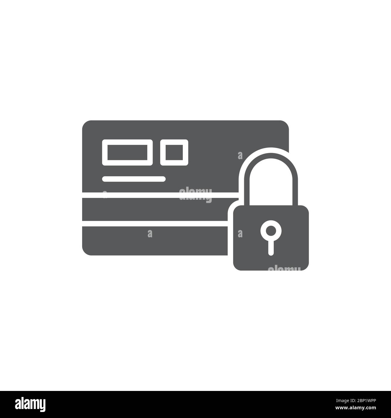 Credit Card Security vector icon symbol isolated on white background ...