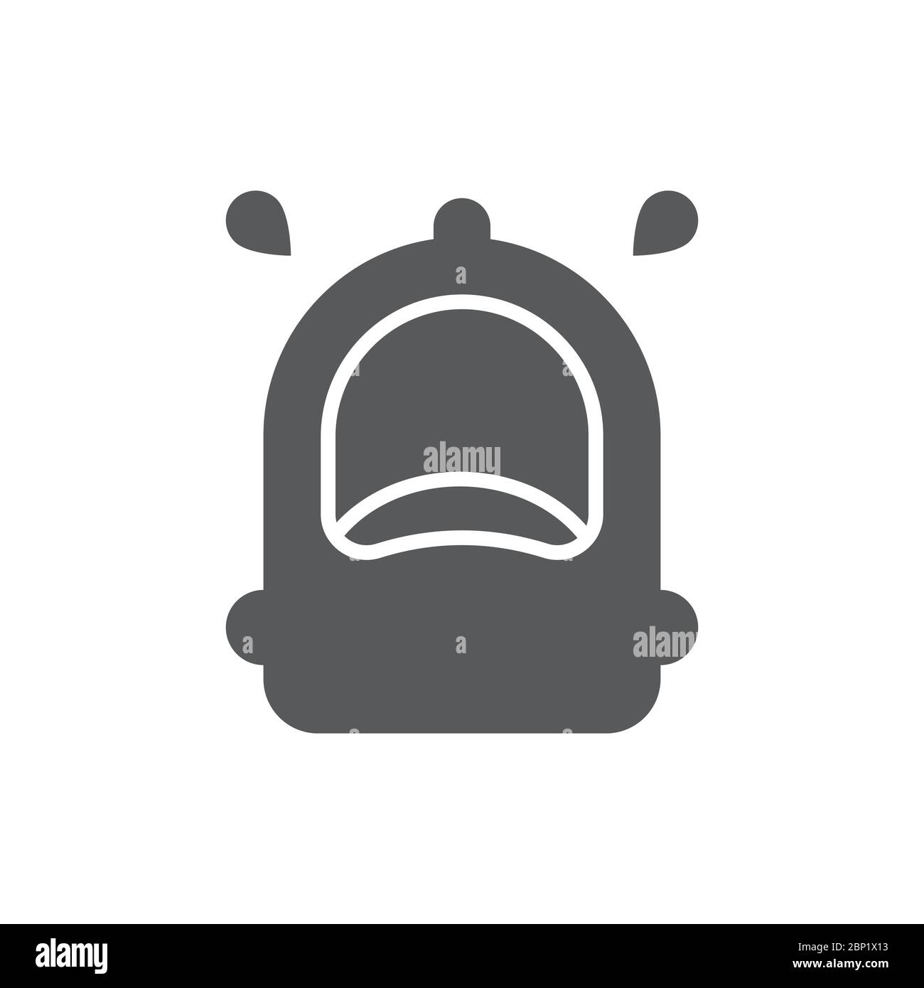 Crying baby vector icon symbol isolated on white background Stock ...