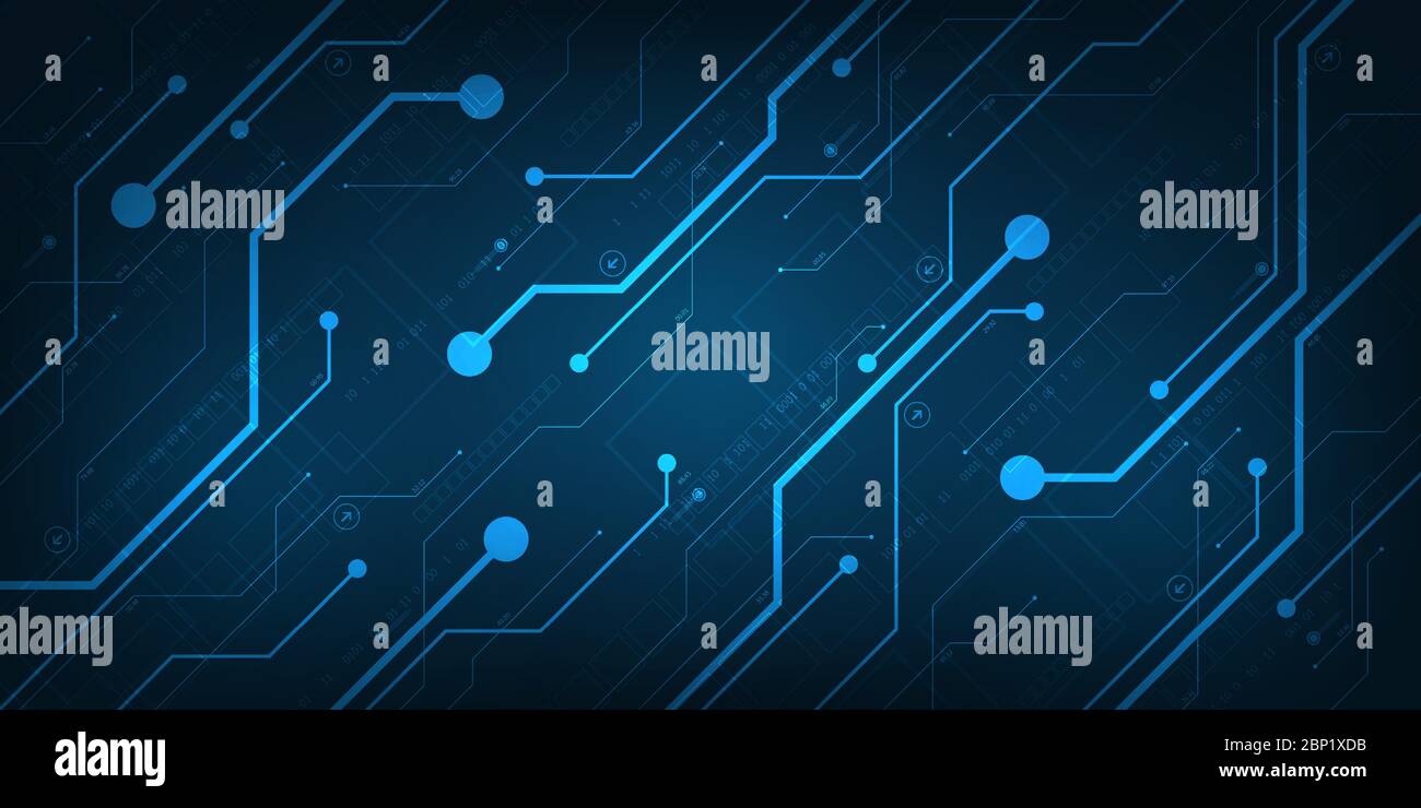 Vector technology in electronic circuit design Stock Vector Image & Art - Alamy