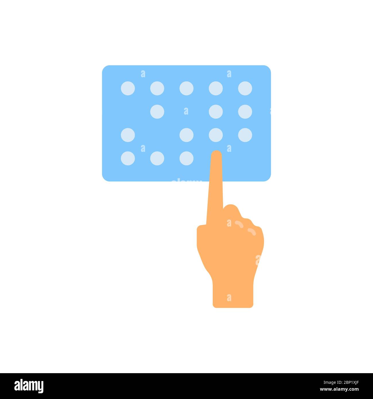 Braille learning Stock Vector Images - Alamy