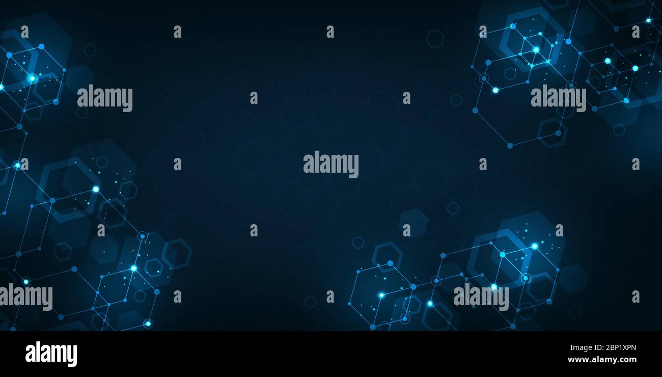 Vector background technology in the concept of data network Stock ...