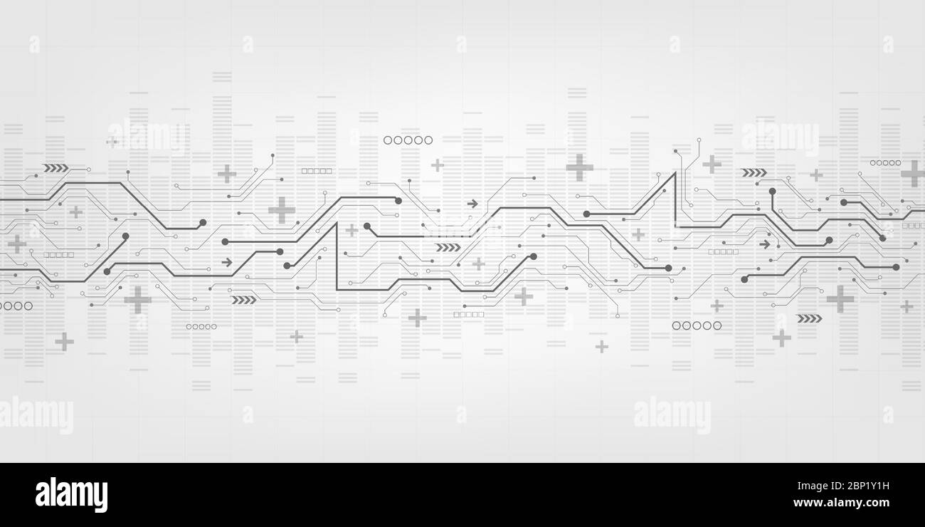 Vector technology in electronic circuit design Stock Vector Image & Art ...