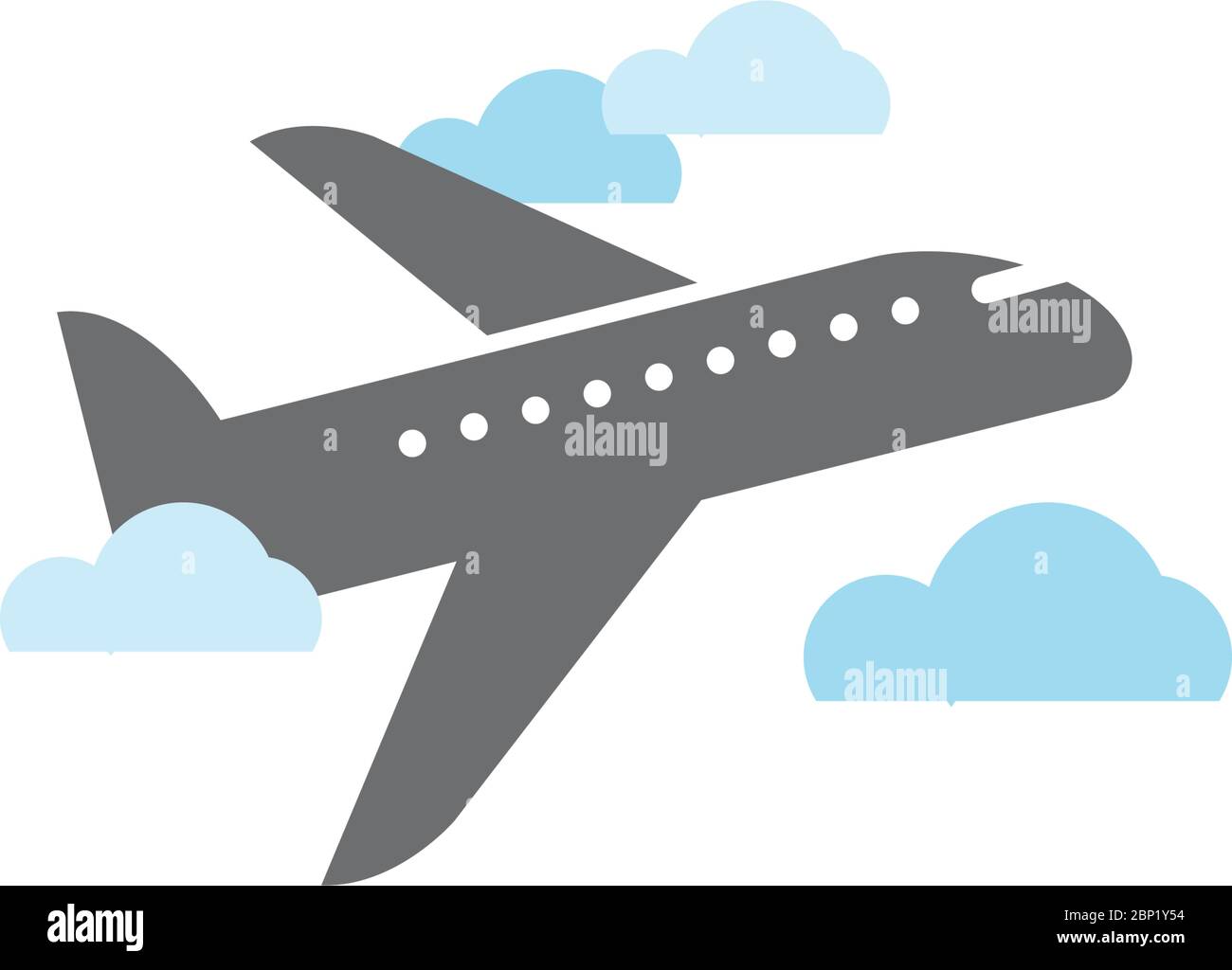 Plane graphic design template vector isolated Stock Vector Image & Art ...