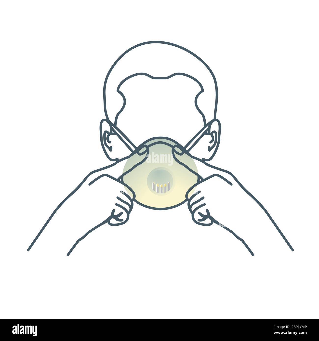 Mandatory to wear Protective Face Mask - Icon as EPS 10 File Stock ...