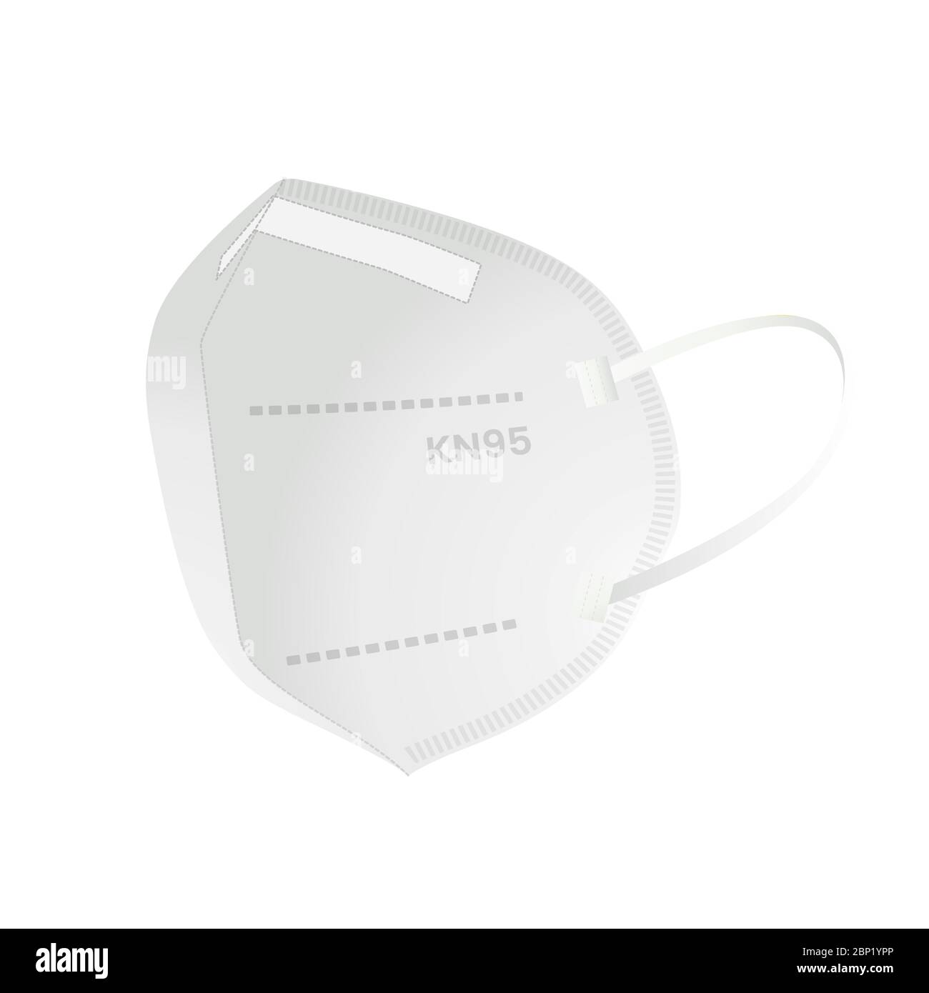 Respiratory Protective Mask - KN95 - Icon as EPS 10 File Stock Vector ...