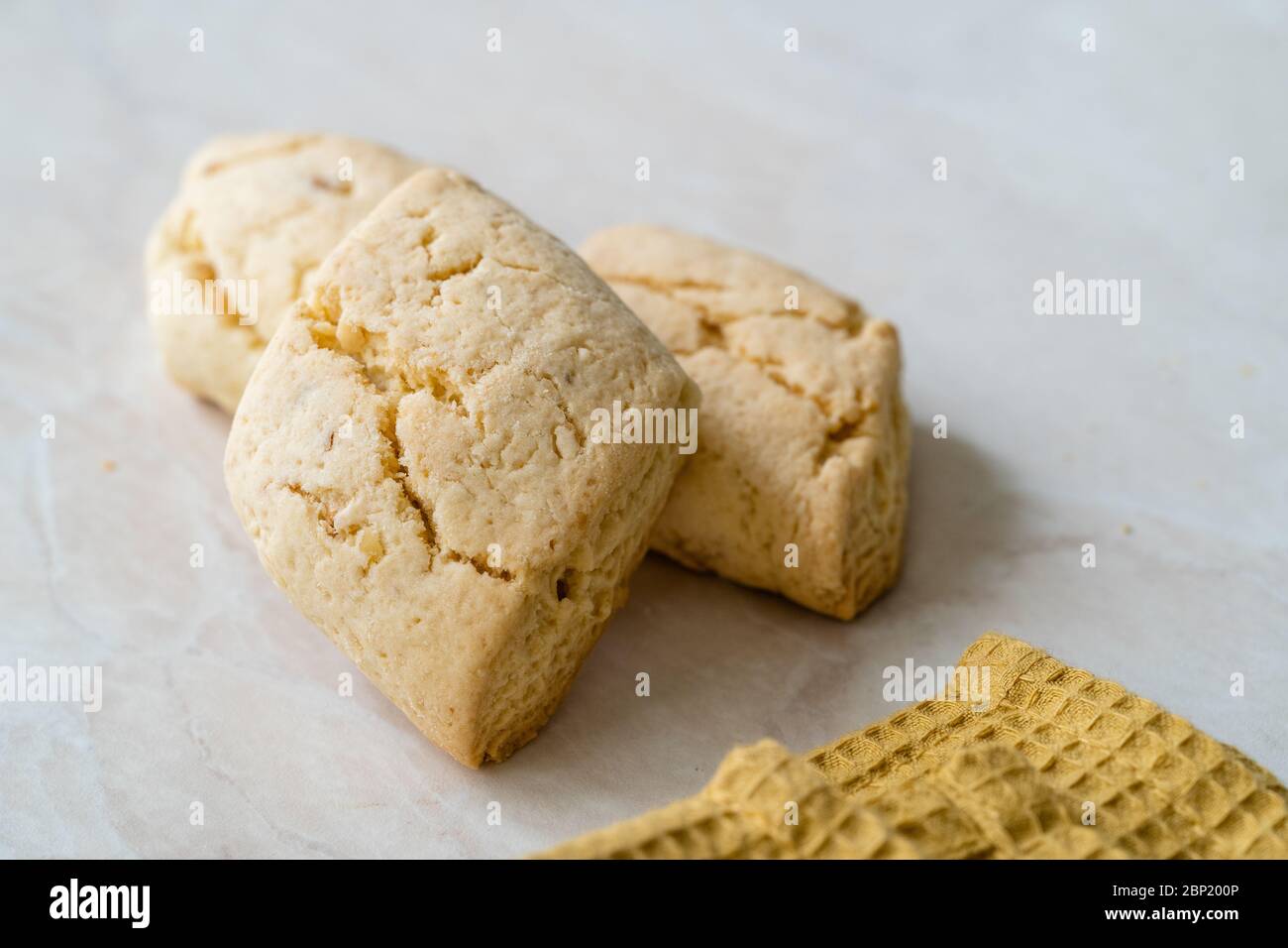 Homemade Moroccan Festive Ghriba Bahla Cookies Biscuits. Traditional ...