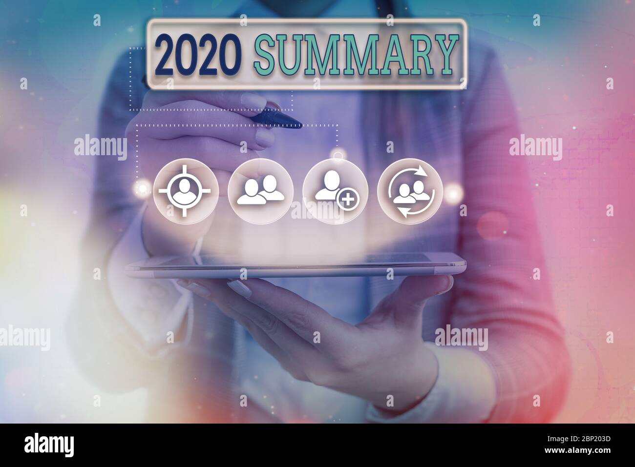 Conceptual hand writing showing 2020 Summary. Concept meaning ...