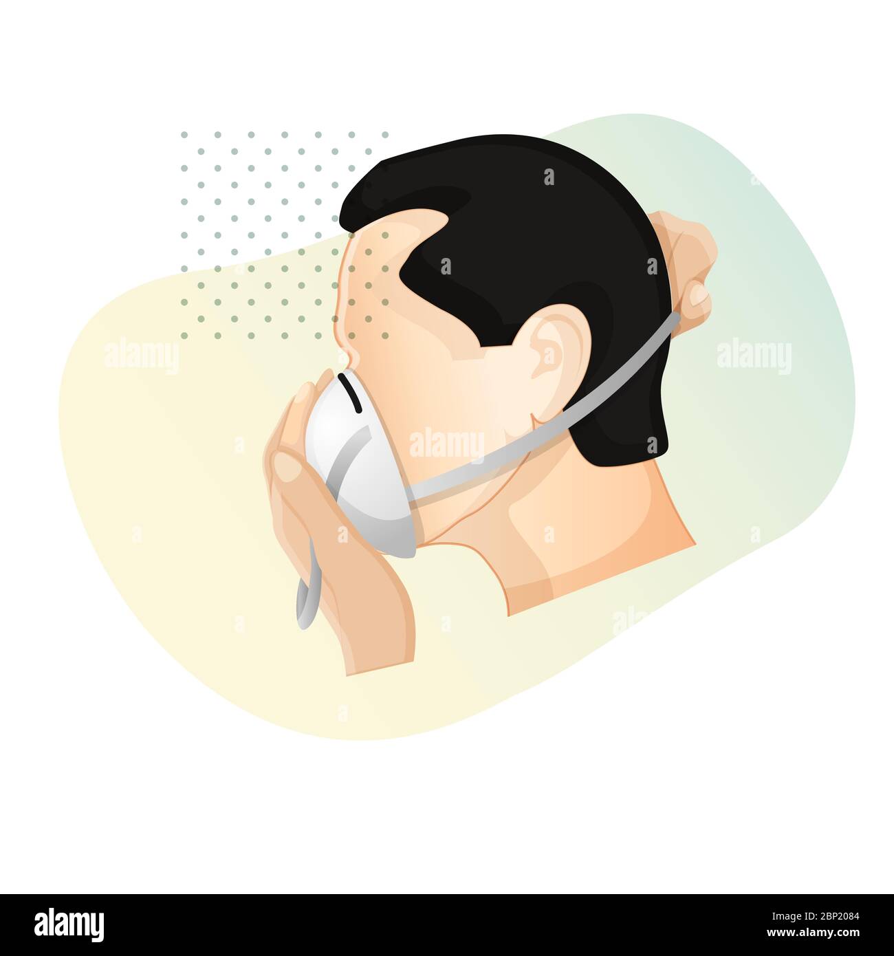 Mandatory to wear Protective Face Mask - Icon as EPS 10 File Stock ...