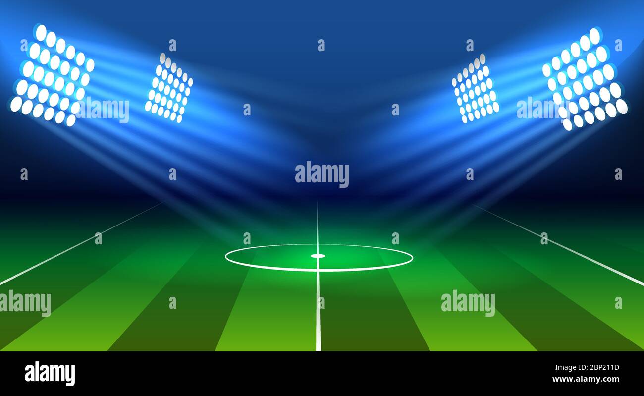 Soccer lamp stadium Stock Vector Image & Art - Alamy