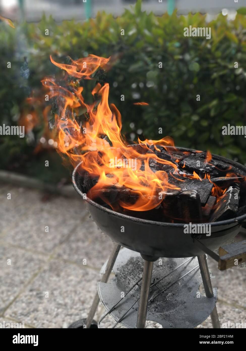 Fire and barbeque Stock Photo - Alamy