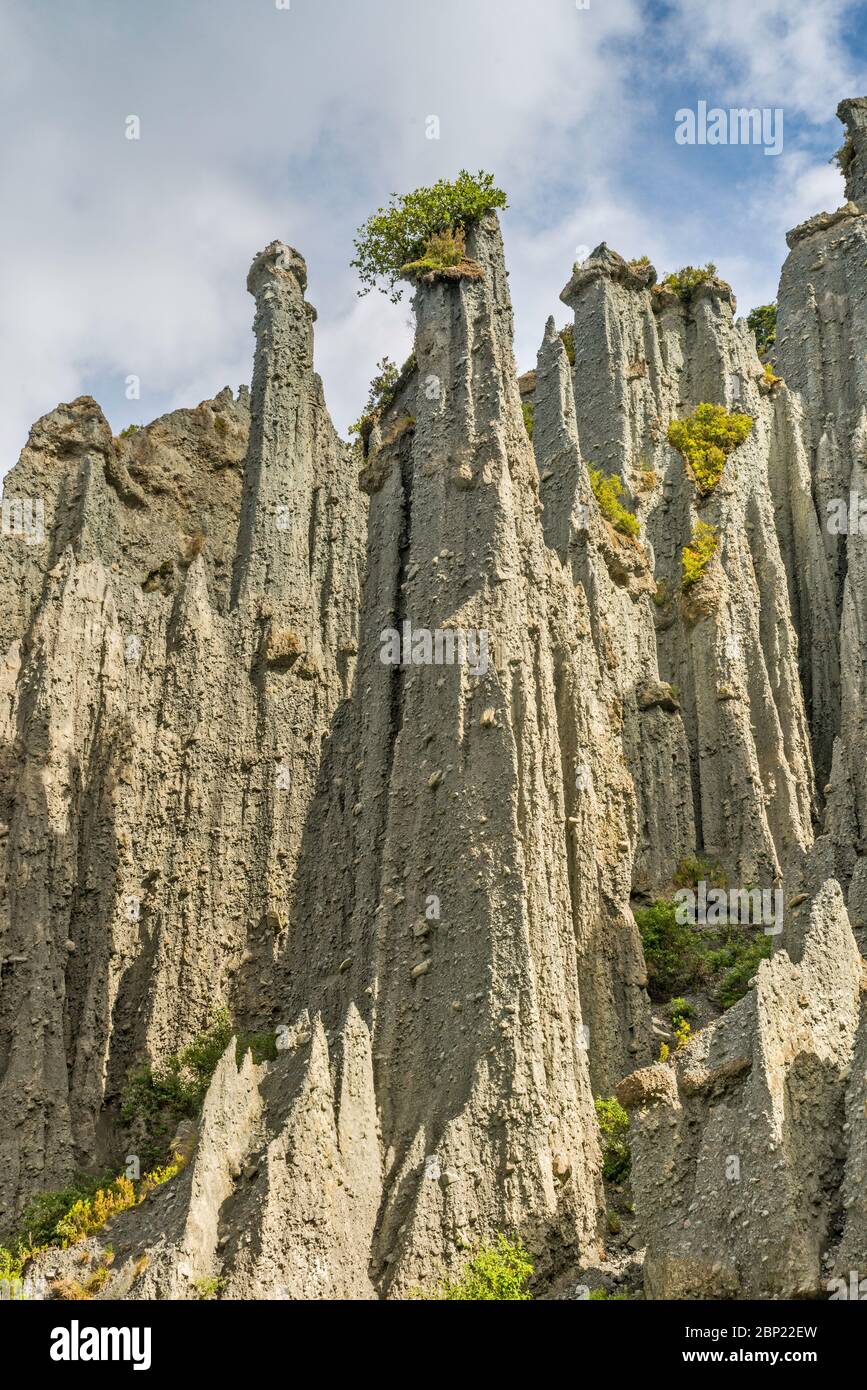 Putangirua pinnacles new zealand hi-res stock photography and images ...