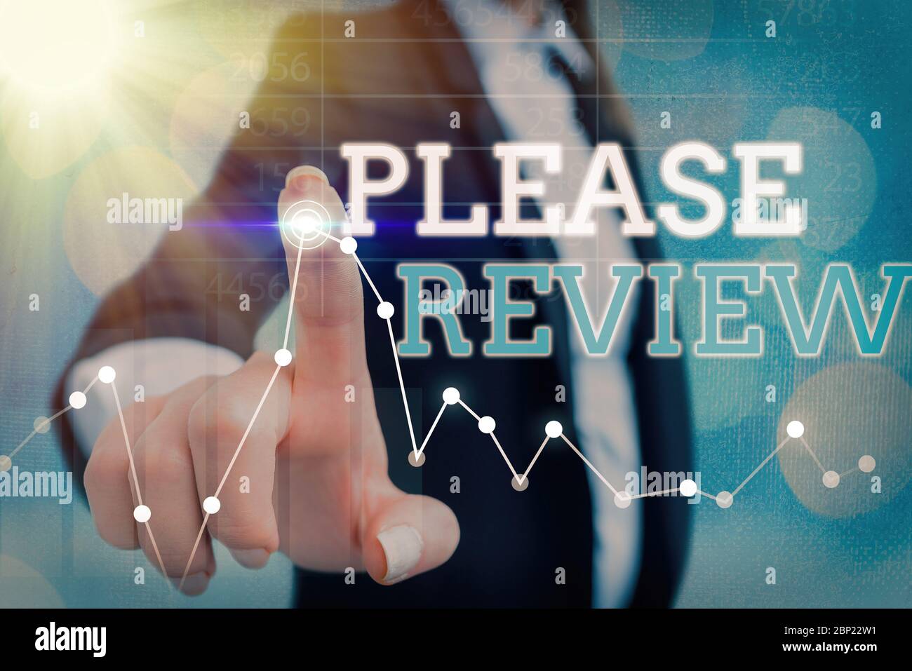 Conceptual hand writing showing Please Review Us. Concept meaning ...