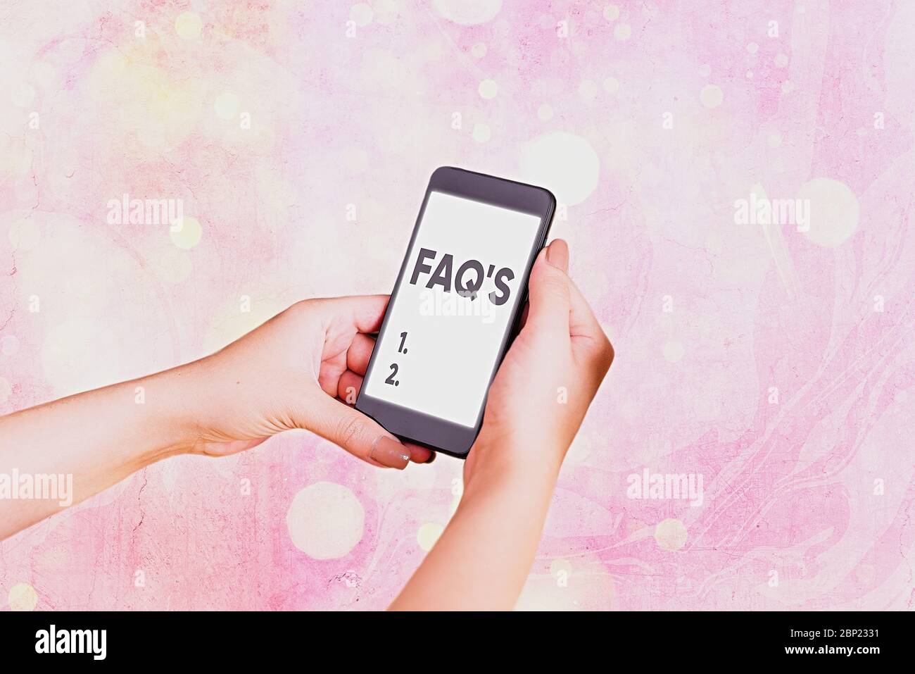 Writing Note Showing Faq S Business Concept For List Of Questions And Answers Relating To