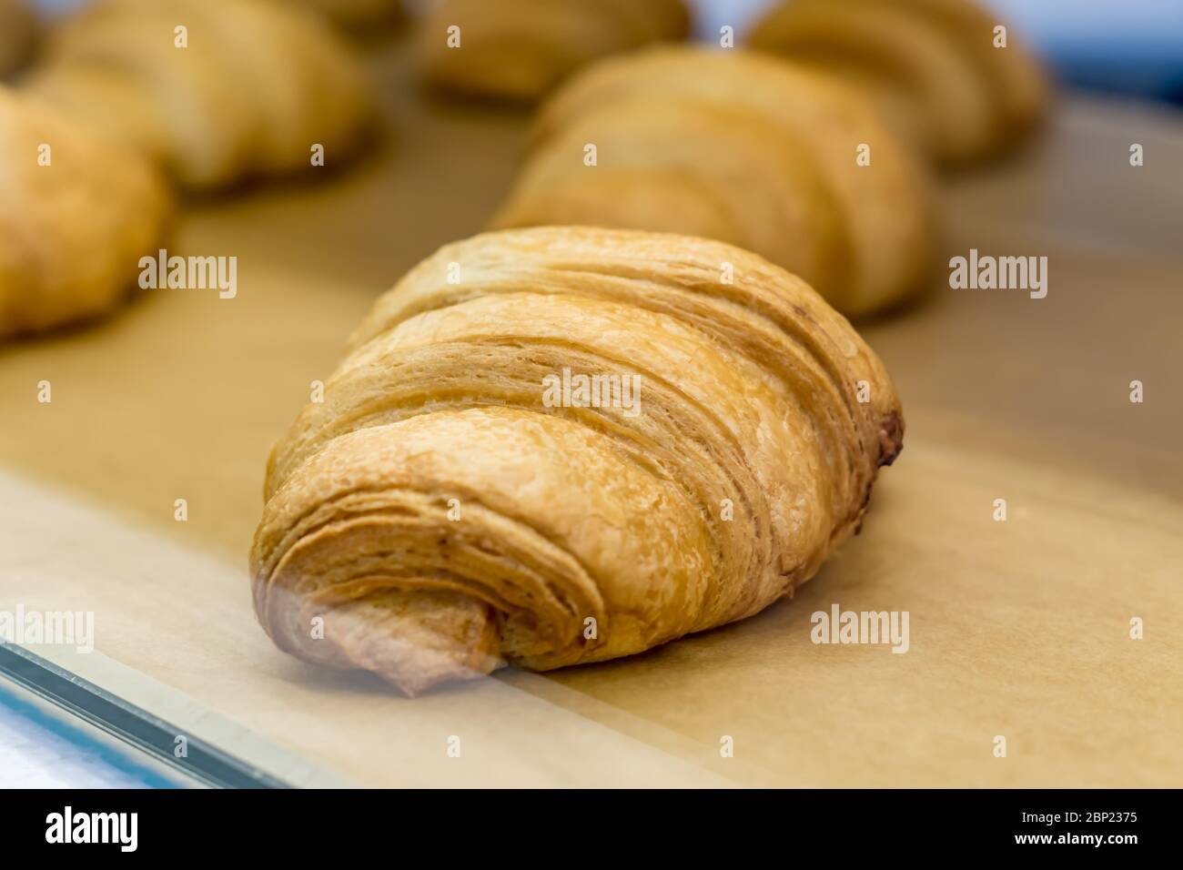 croissant in a shop window Stock Photo - Alamy