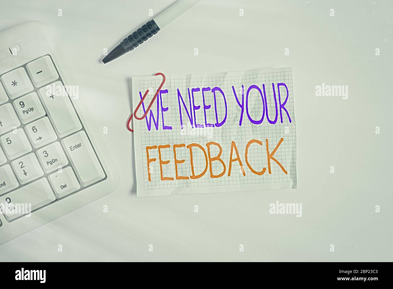 Word writing text We Need Your Feedback. Business photo showcasing ...