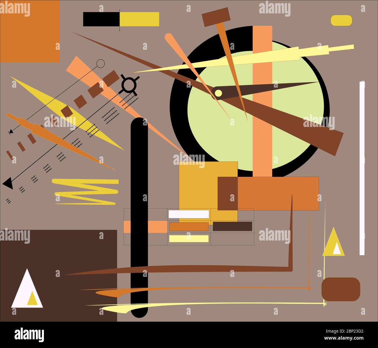 Abstract brown background ,expressionism art style Stock Vector Image ...