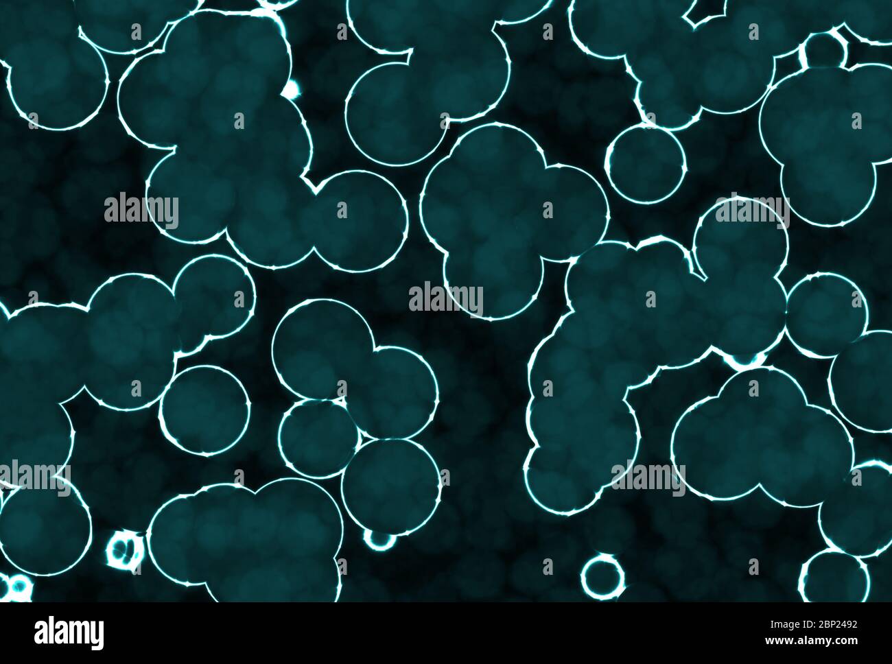 abstract glow cells Stock Photo - Alamy