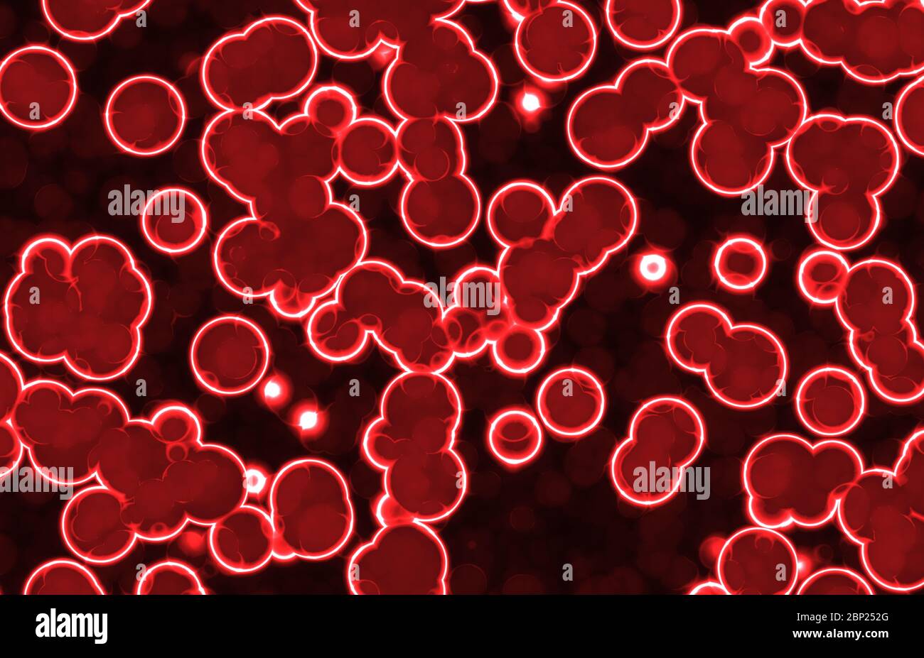 abstract glow cells Stock Photo - Alamy