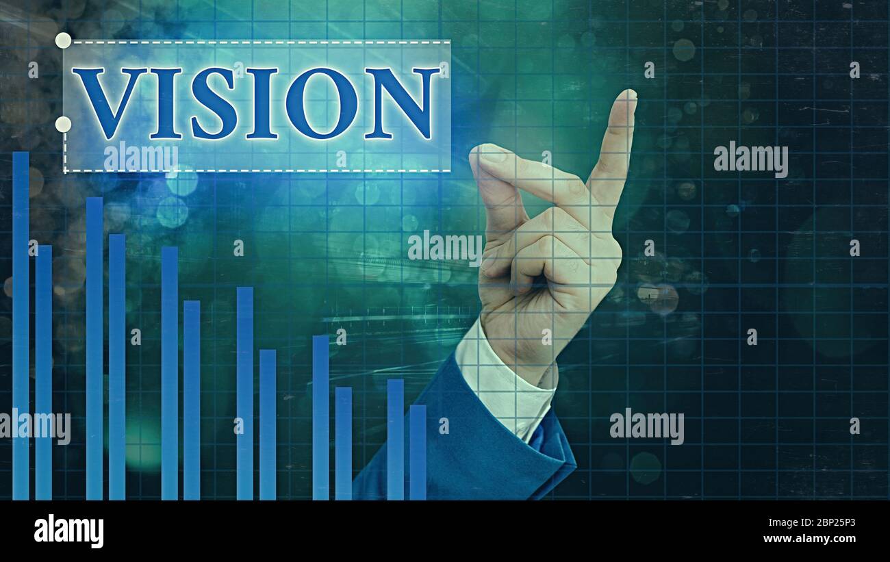 Handwriting text Vision. Conceptual photo ability to think about or ...