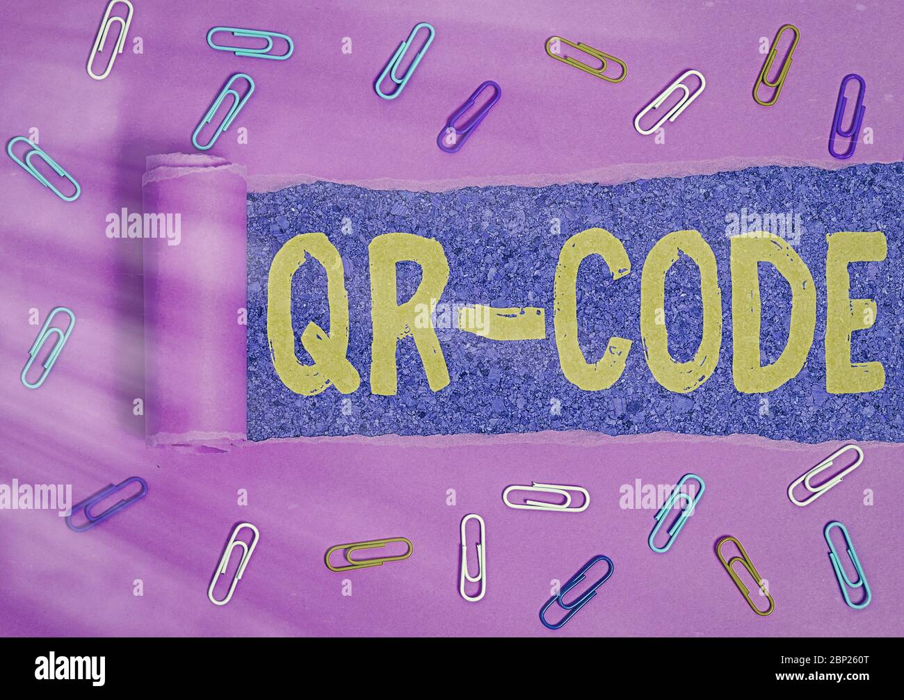 Conceptual hand writing showing Qr Code. Concept meaning the trademark ...