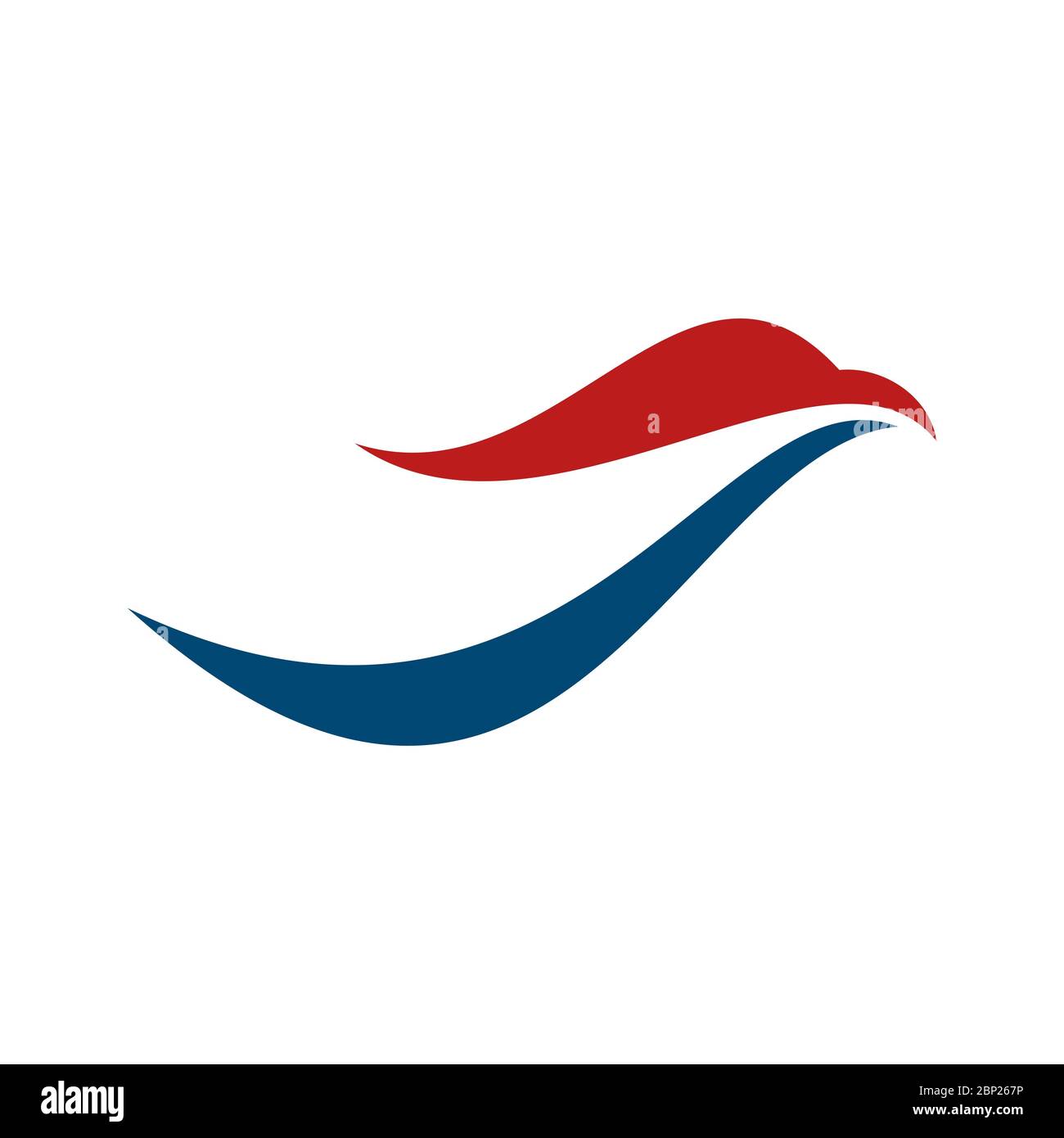Swoosh Bird Logo Template Illustration Design. Vector EPS 10 Stock ...