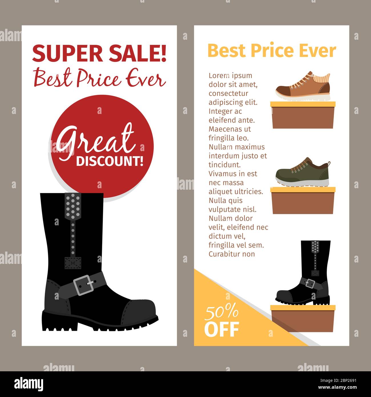 Classic flyers Stock Vector Images - Alamy