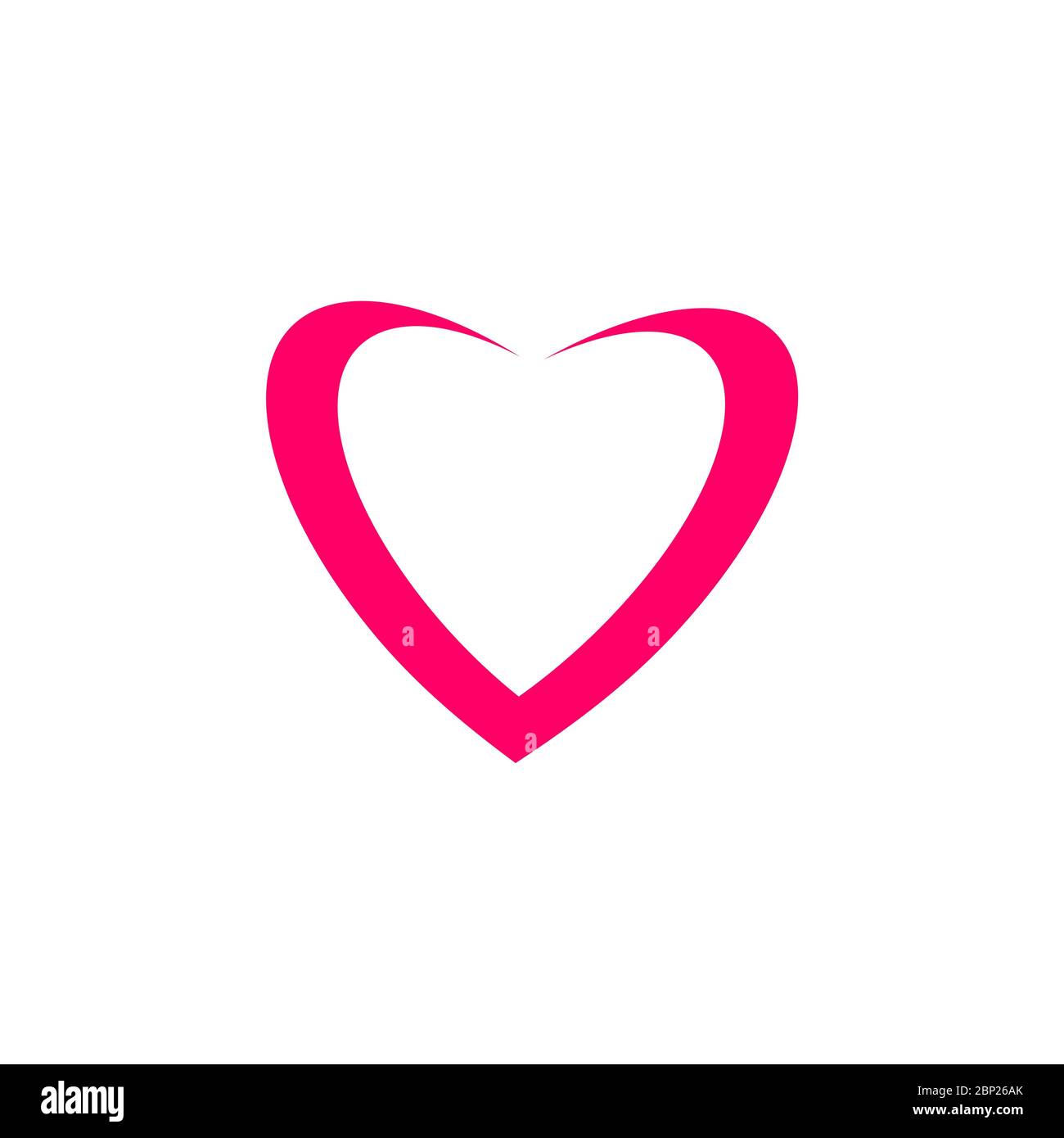 Love Heart Logo Template Illustration Design. Vector EPS 10 Stock Photo ...