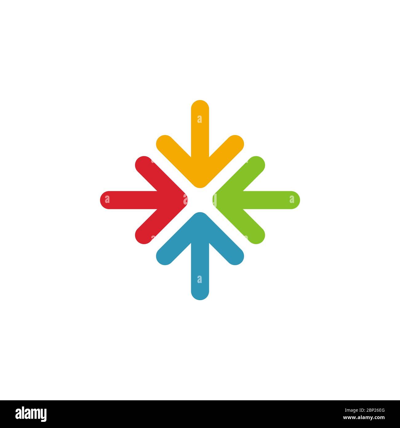 Colorful Arrows Logo Template Illustration Design. Vector EPS 10 Stock ...