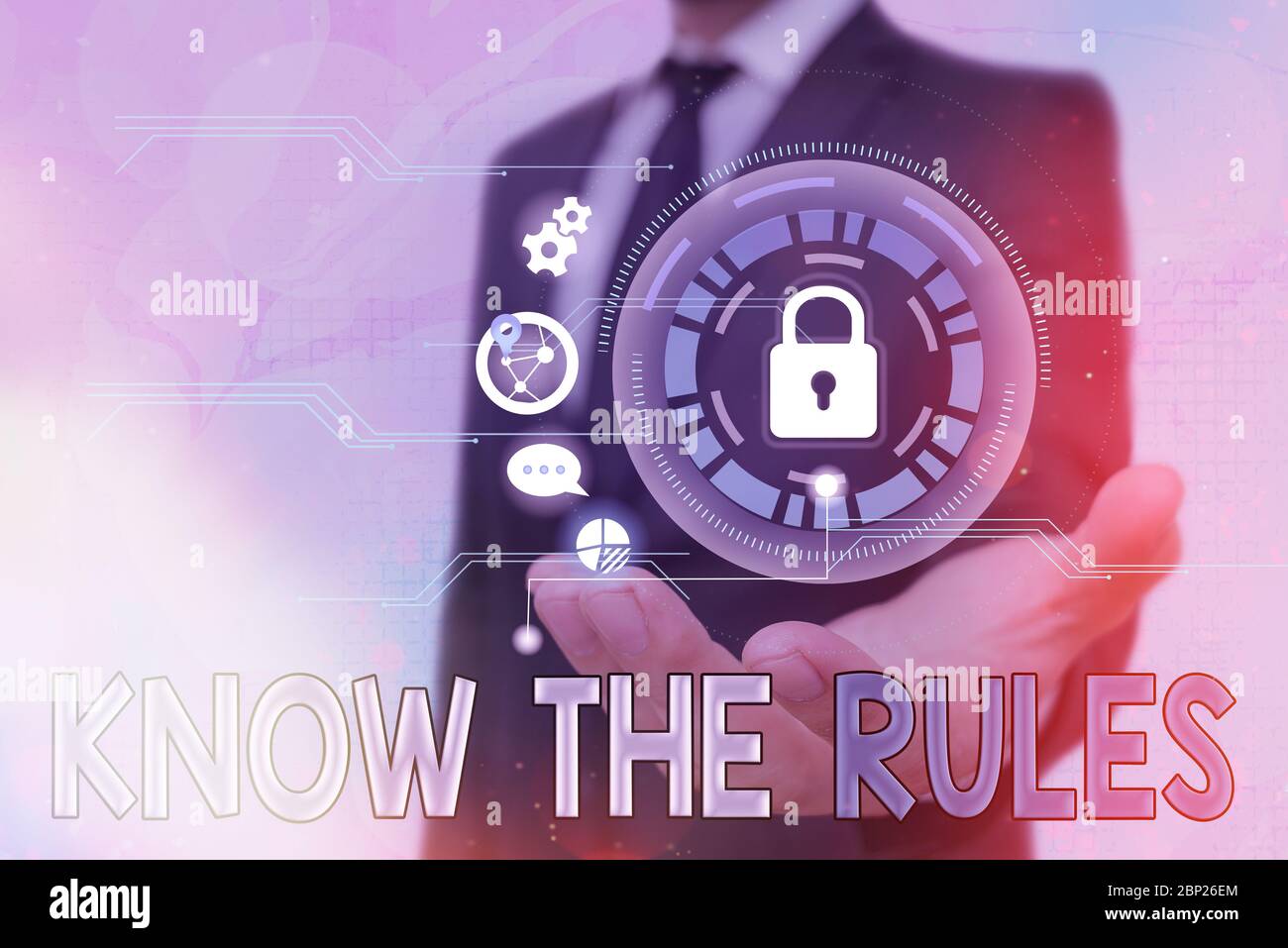 Word writing text Know The Rules. Business photo showcasing set ...