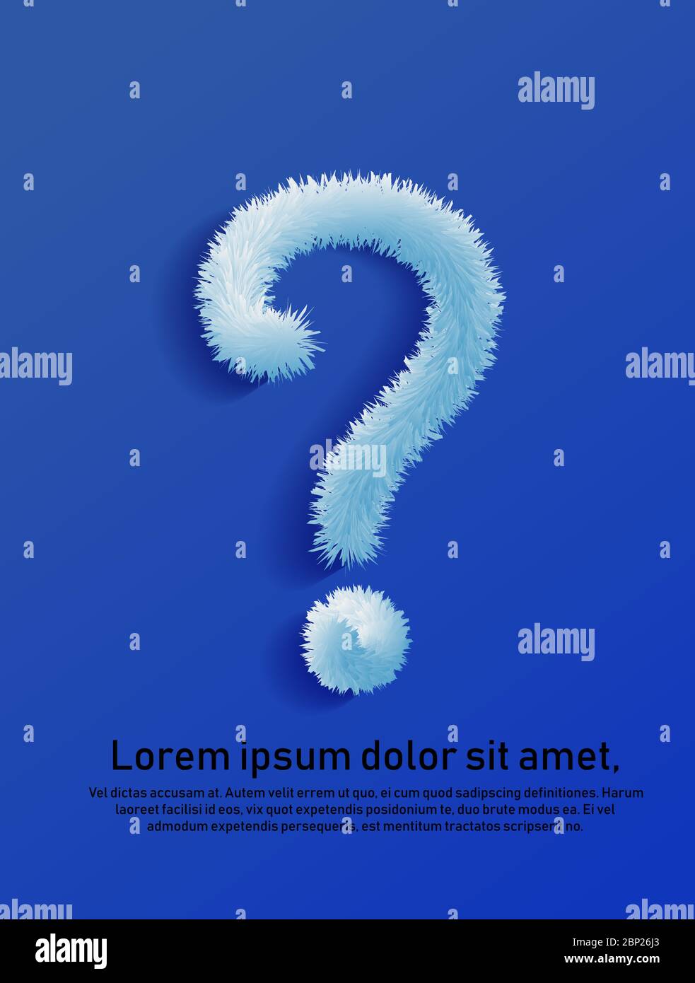 Blue question mark icon form hi-res stock photography and images - Alamy