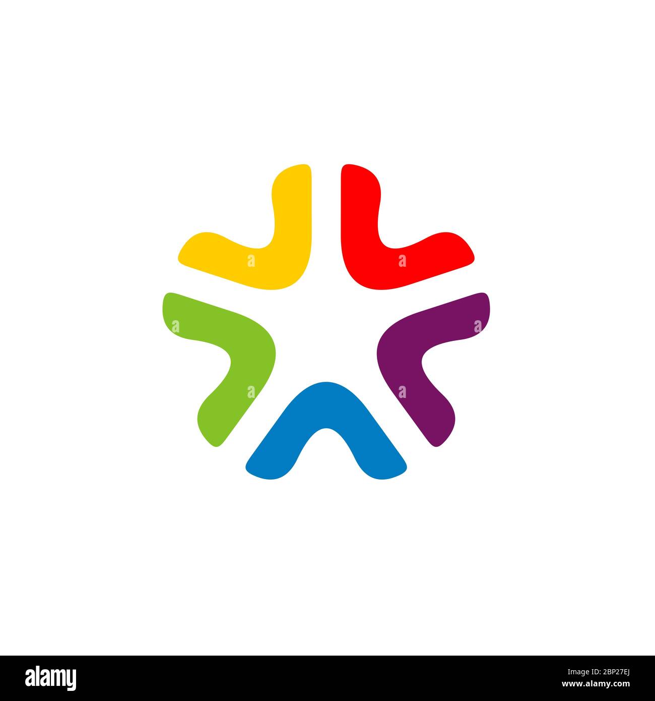 Colorful Star Logo Template Illustration Design. Vector EPS 10 Stock ...