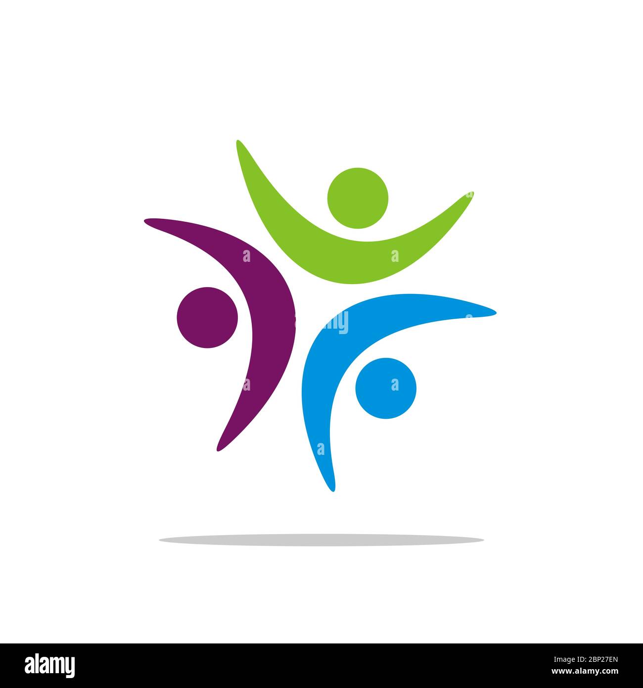 Teamwork Colorful Star Logo Template Illustration Design. Vector EPS 10 ...