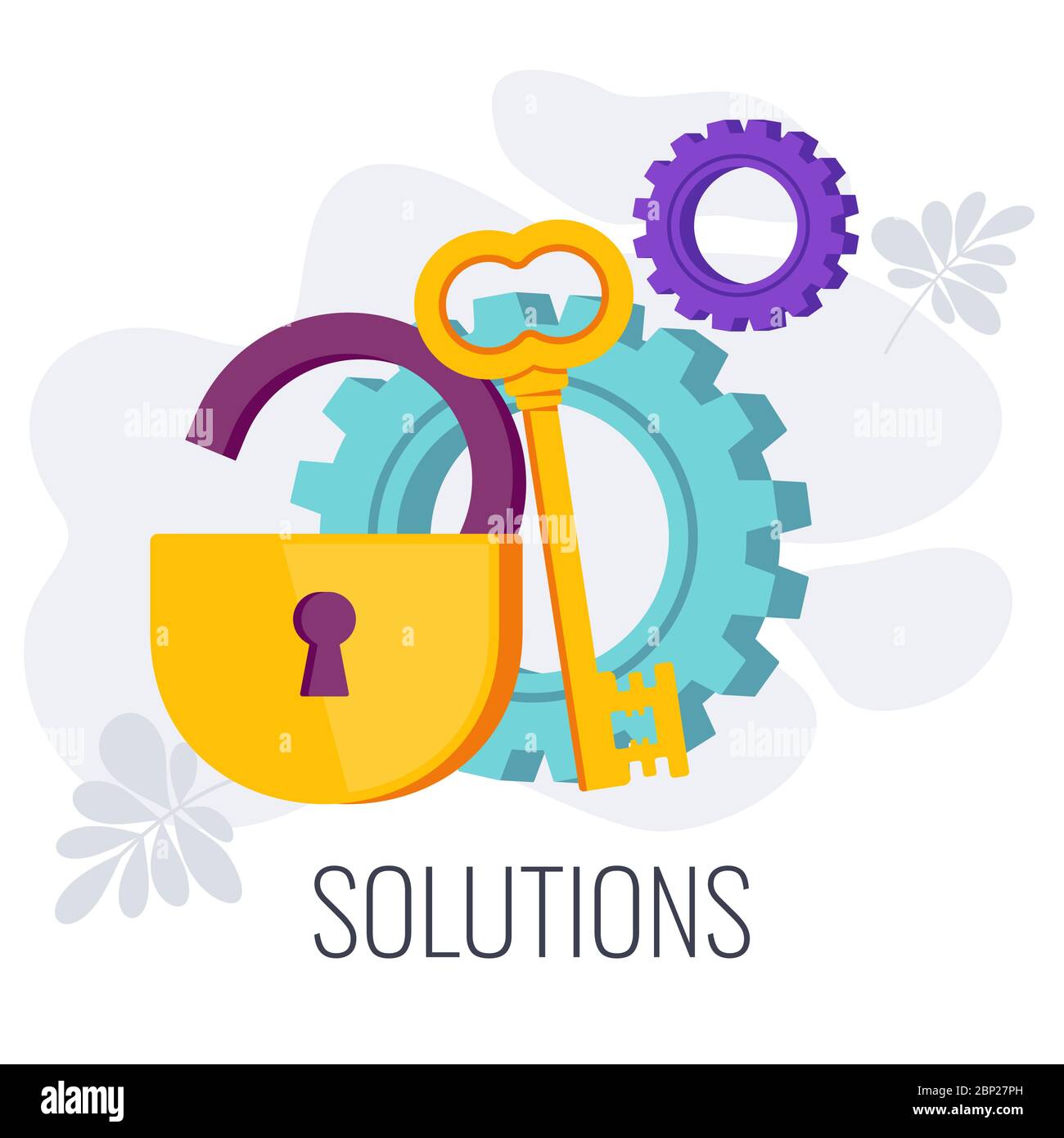 Business solution Infographics Pictogram. Flat vector illustration ...