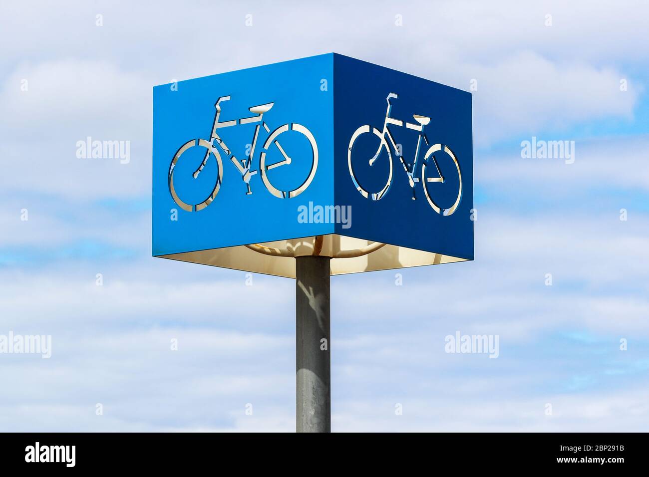 Bike cycle lane hi-res stock photography and images - Alamy